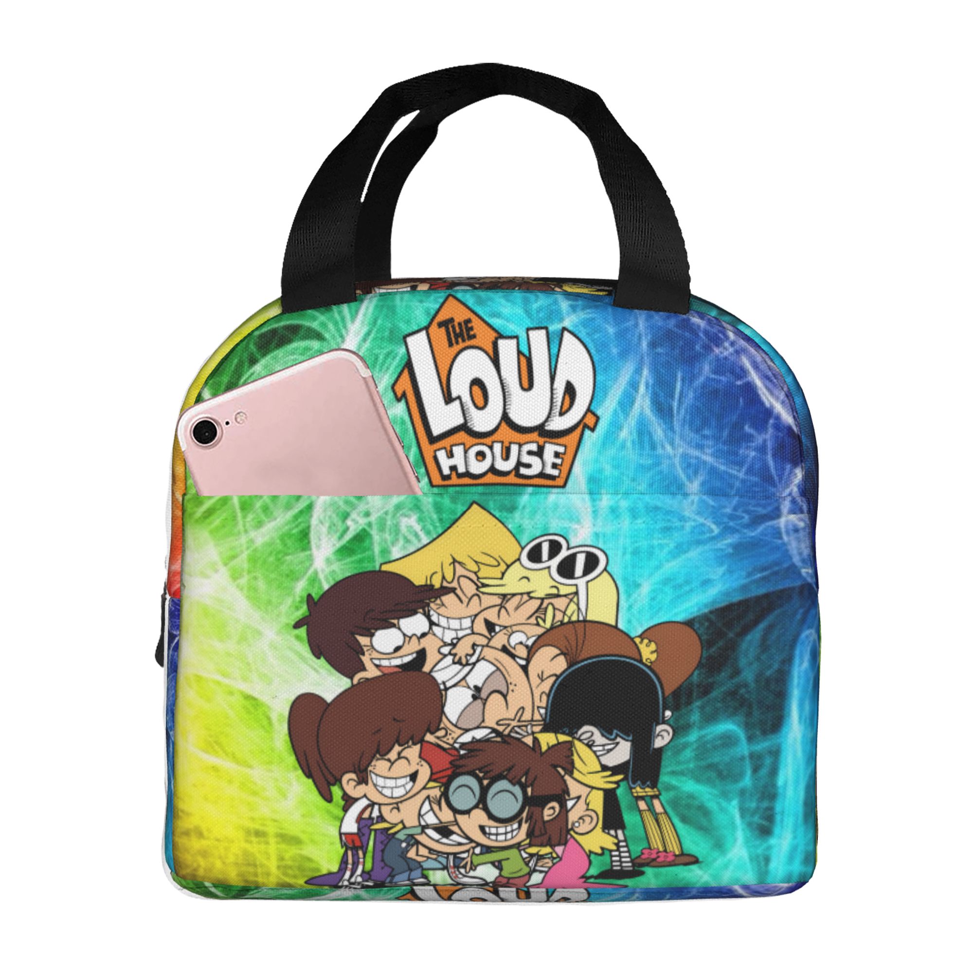 The Loud House Lunch Bag Tote Bag Insulated Lunch Box Picnic Beach ...