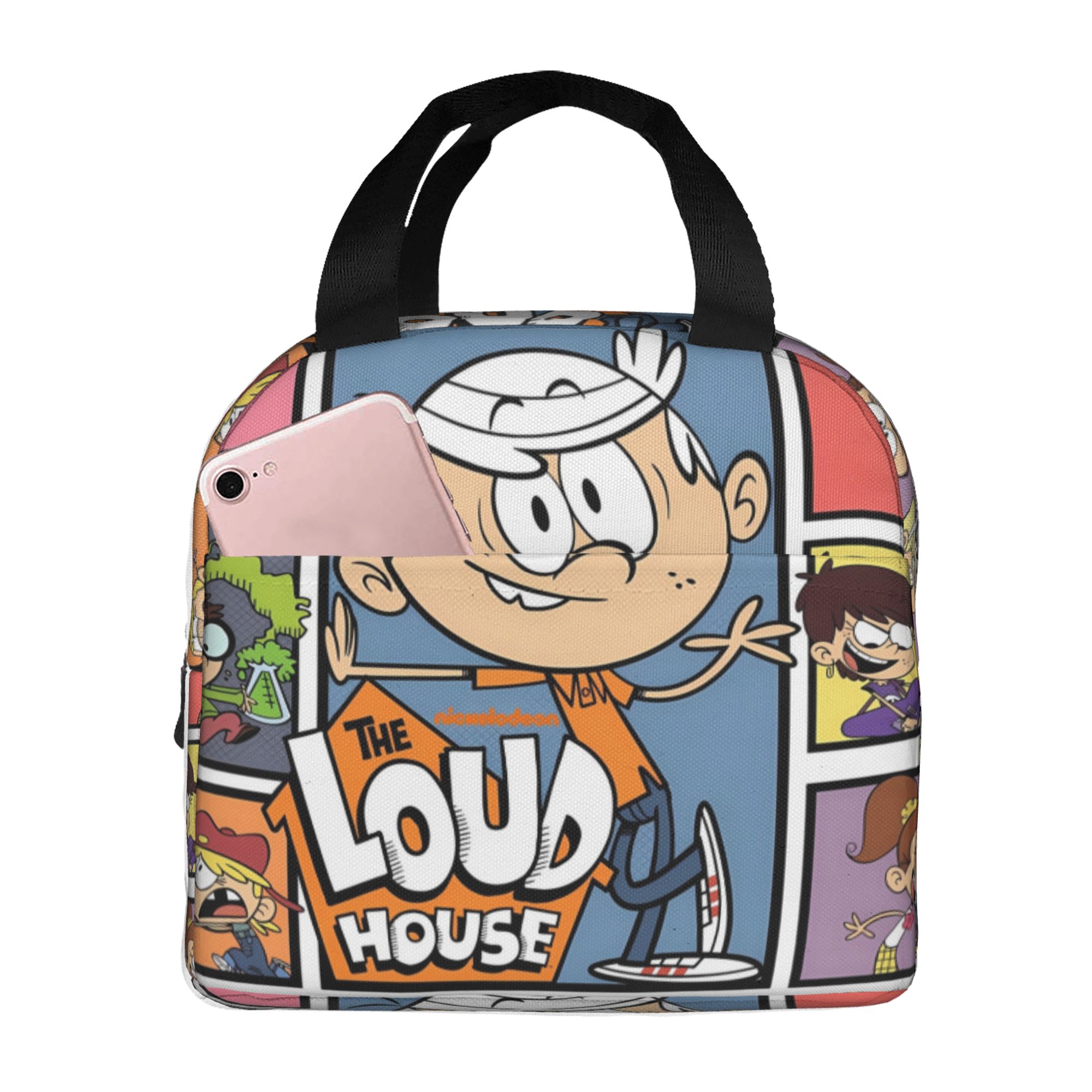 The Loud House Lunch Bag Tote Bag Insulated Lunch Box Picnic Beach ...