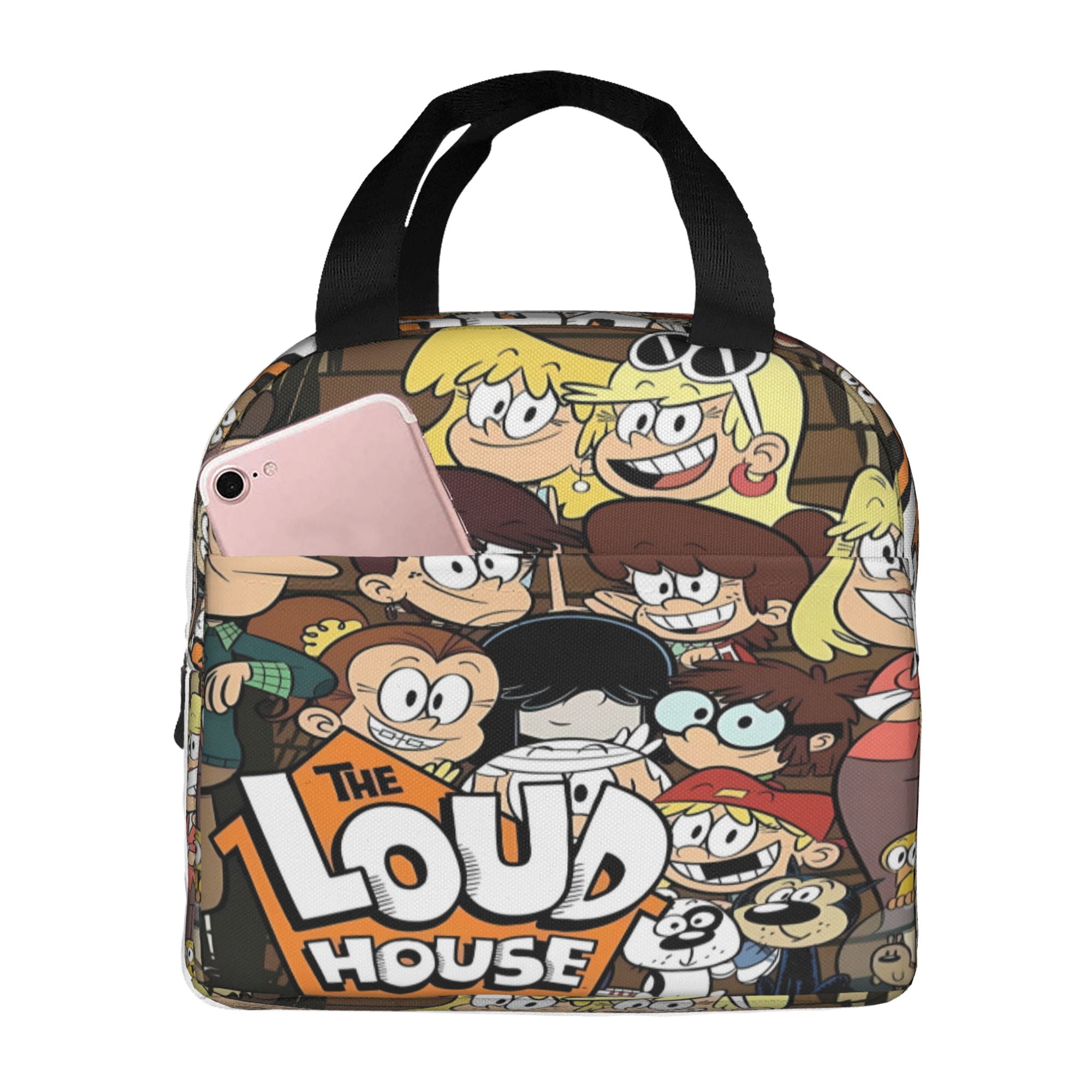 The Loud House Lunch Bag Tote Bag Insulated Lunch Box Picnic Beach ...