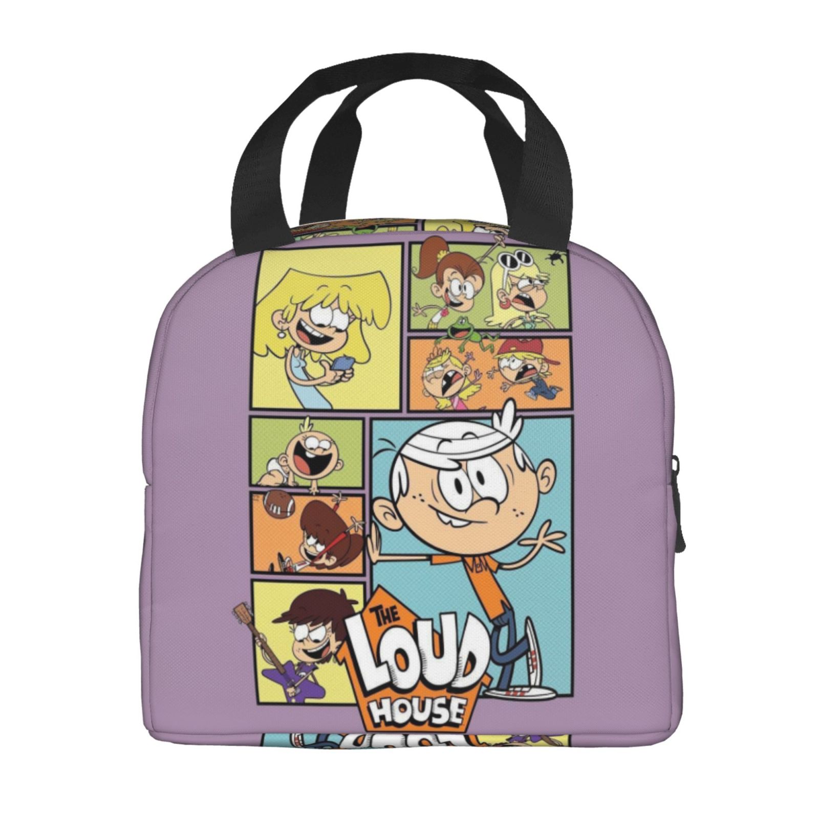 The Loud House Lunchbag Insulated Food Bag Thermal Lunch Tote Portable ...