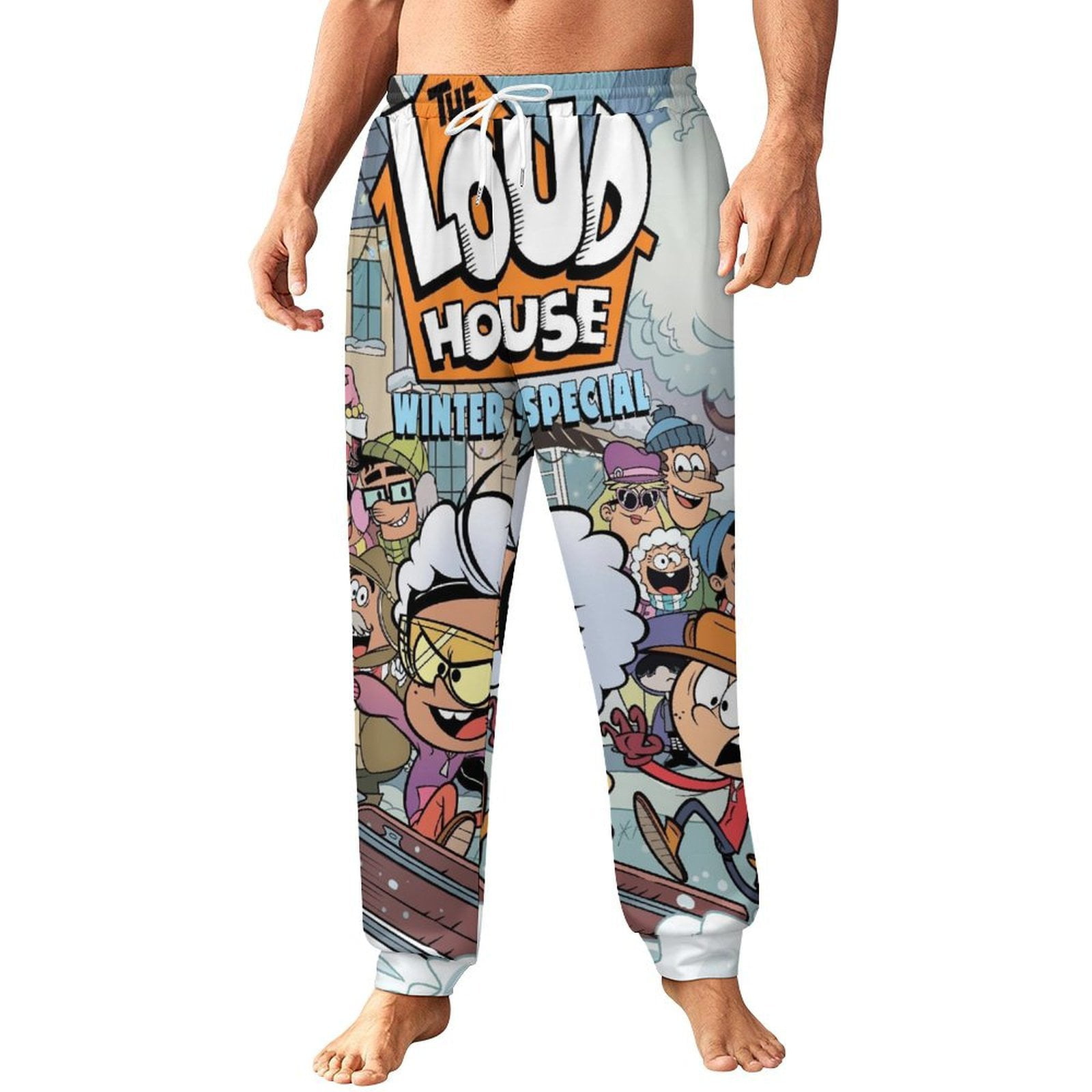 The Loud House Men's Athletic Joggers Stretch Sweatpants Running ...