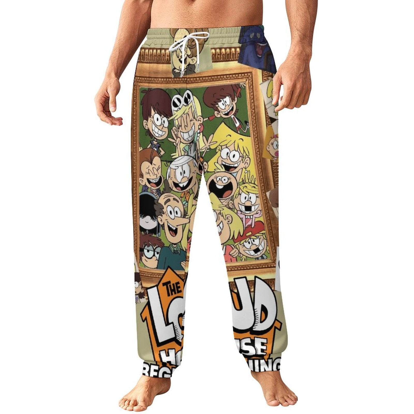 The Loud House Men's Athletic Joggers Stretch Sweatpants Running ...