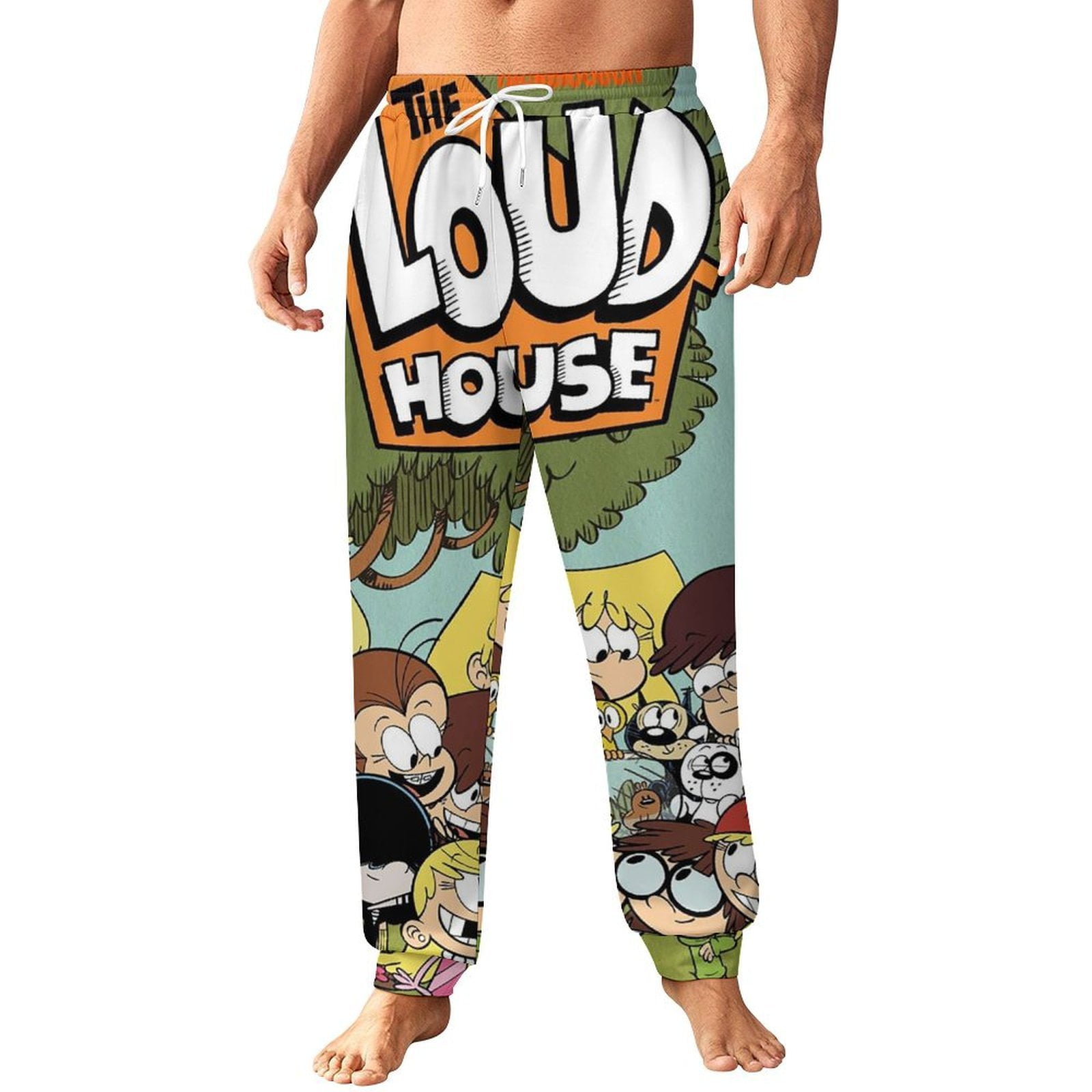 The Loud House Men's Athletic Joggers Stretch Sweatpants Running ...