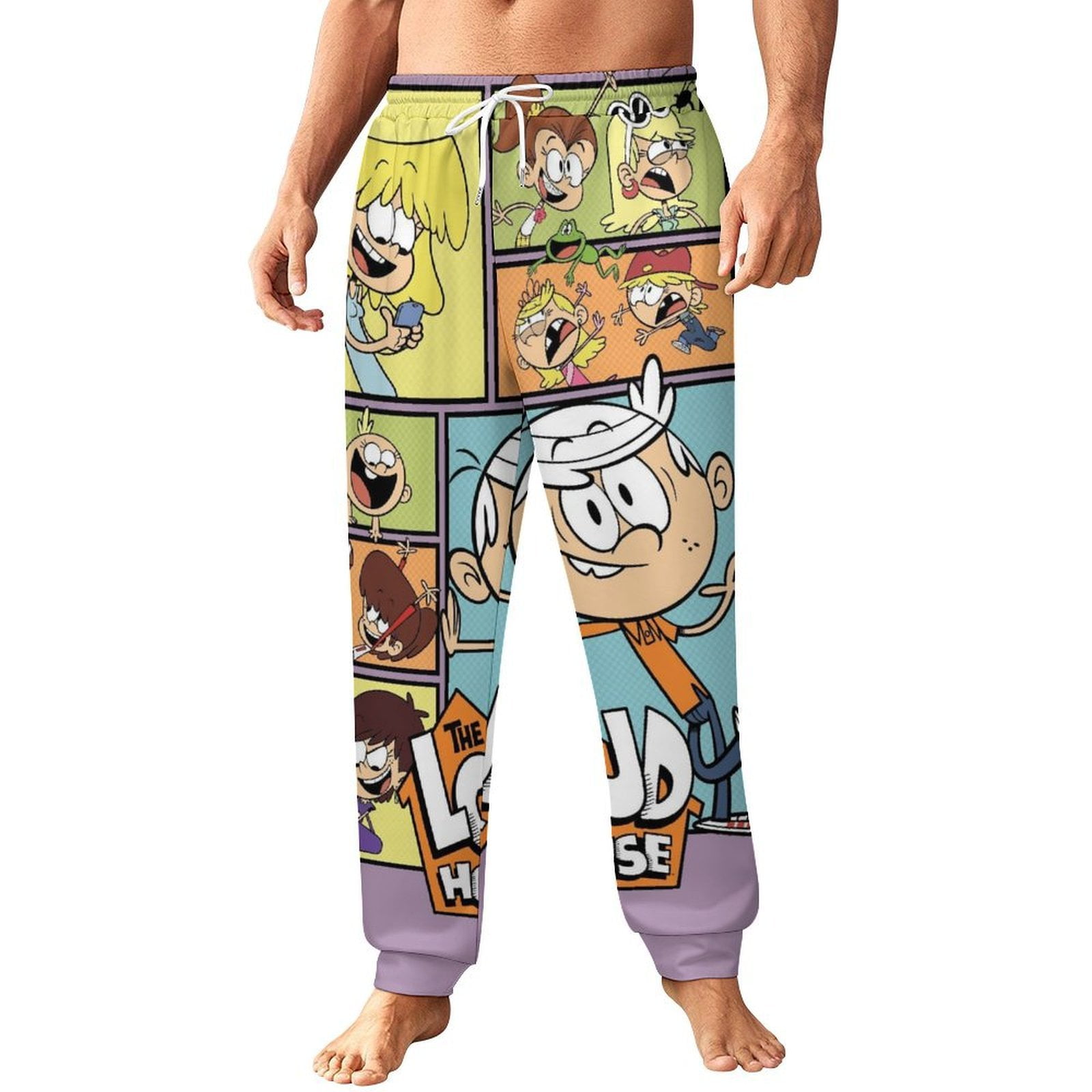 The Loud House Men's Athletic Joggers Stretch Sweatpants Running ...