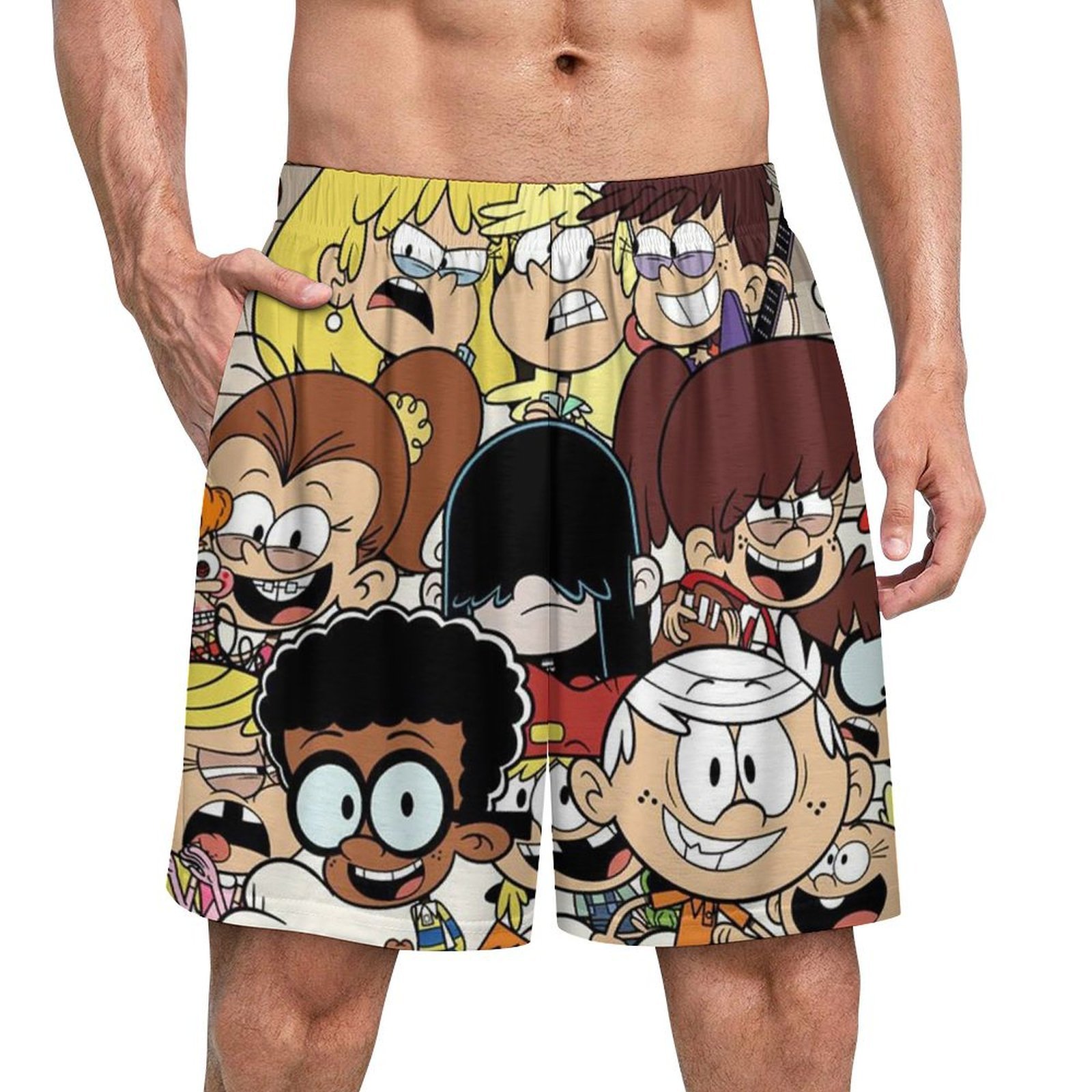 The Loud House Men's Short Pajama Pants Soft Trendy Sleep Shorts ...