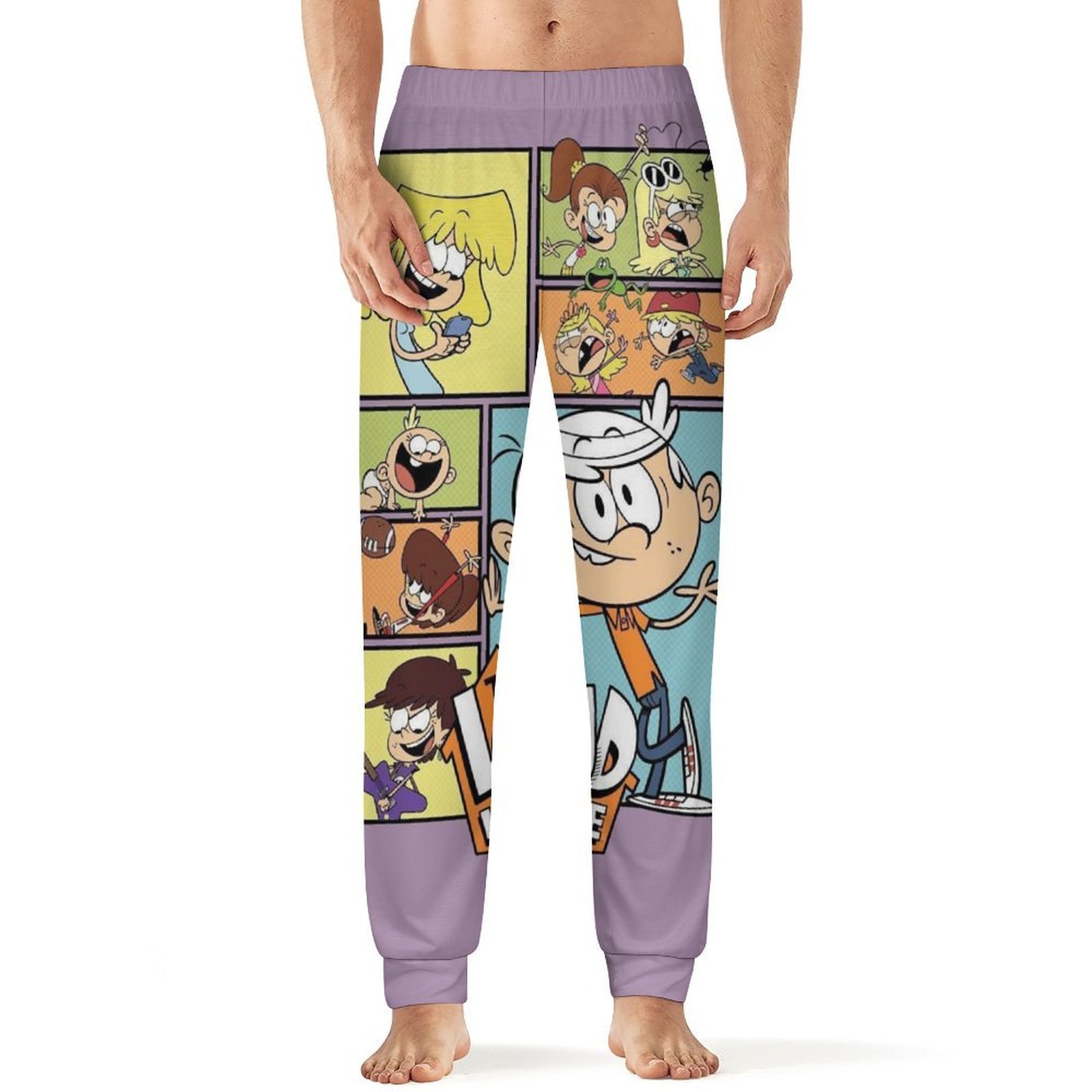 The Loud House Men's Sleeping Pants Soft Pajama Lounge Pants Casual ...