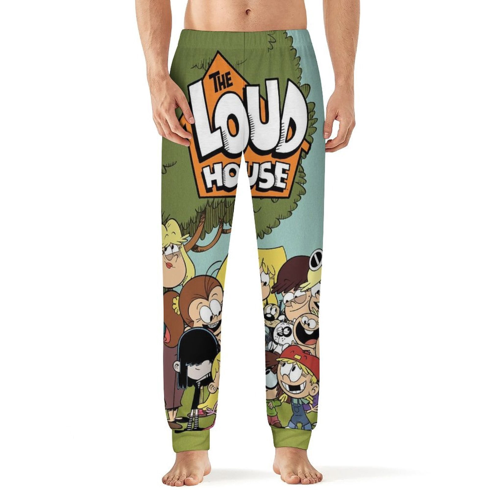 The Loud House Men's Sleeping Pants Soft Pajama Lounge Pants Casual ...