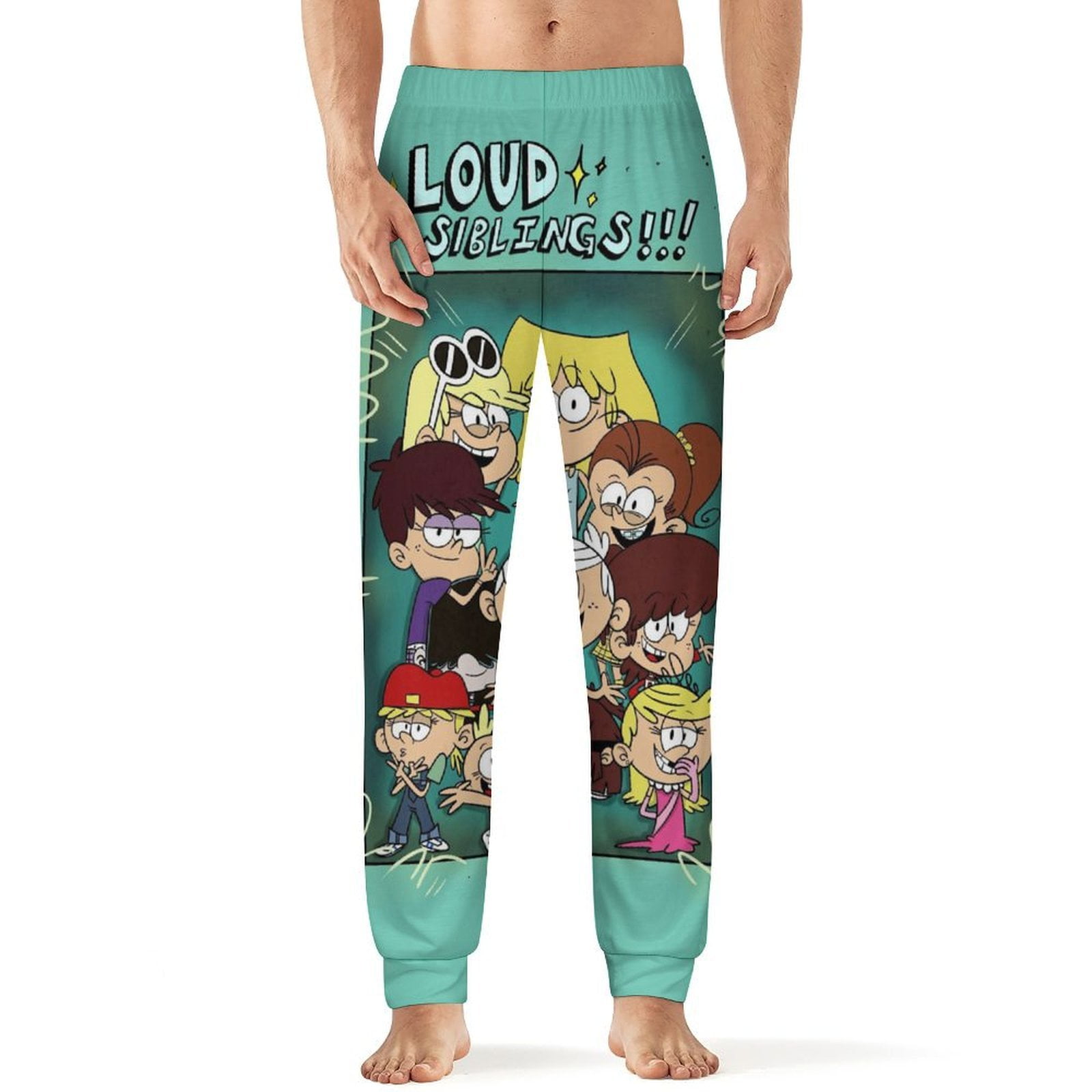 The Loud House Men's Sleeping Pants Soft Pajama Lounge Pants Casual ...