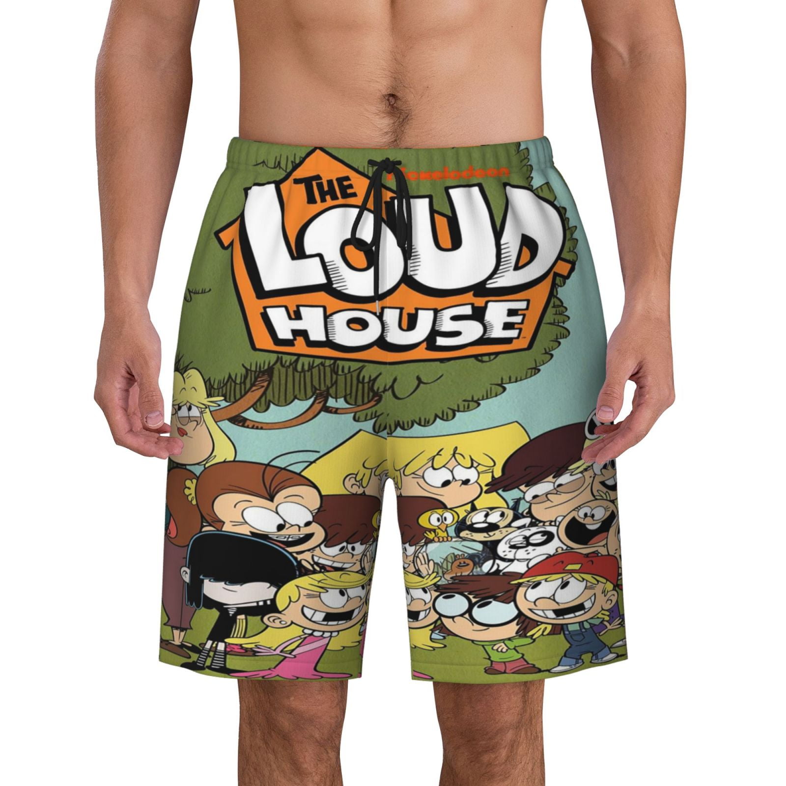 The Loud House Men's Swim Trunks Quick Dry Board Shorts Bathing Suit ...