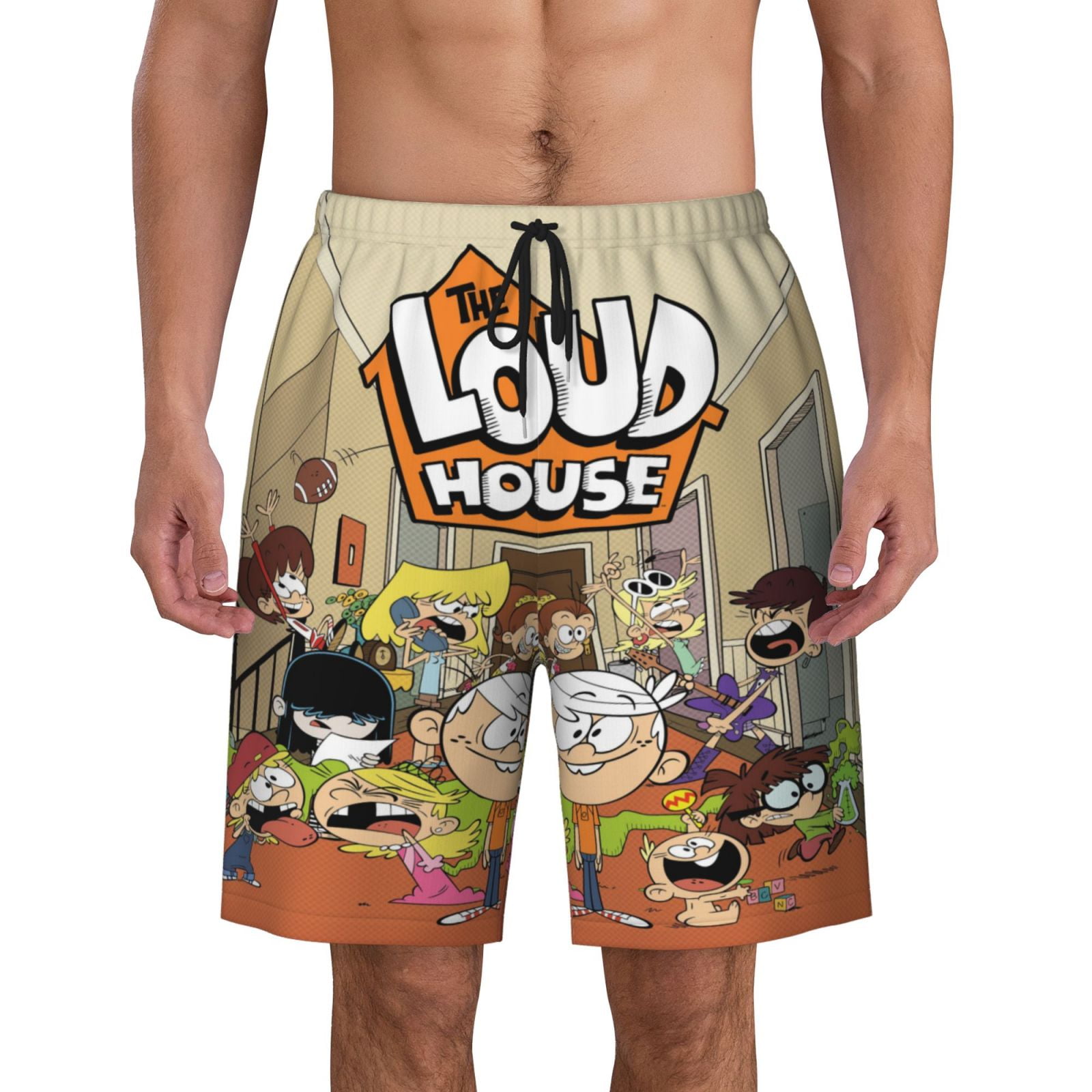 The Loud House Men's Swim Trunks Quick Dry Board Shorts Bathing Suit ...