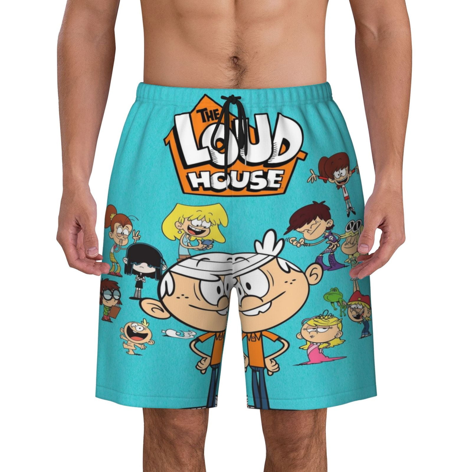 The Loud House Men's Swim Trunks Quick Dry Board Shorts Bathing Suit ...