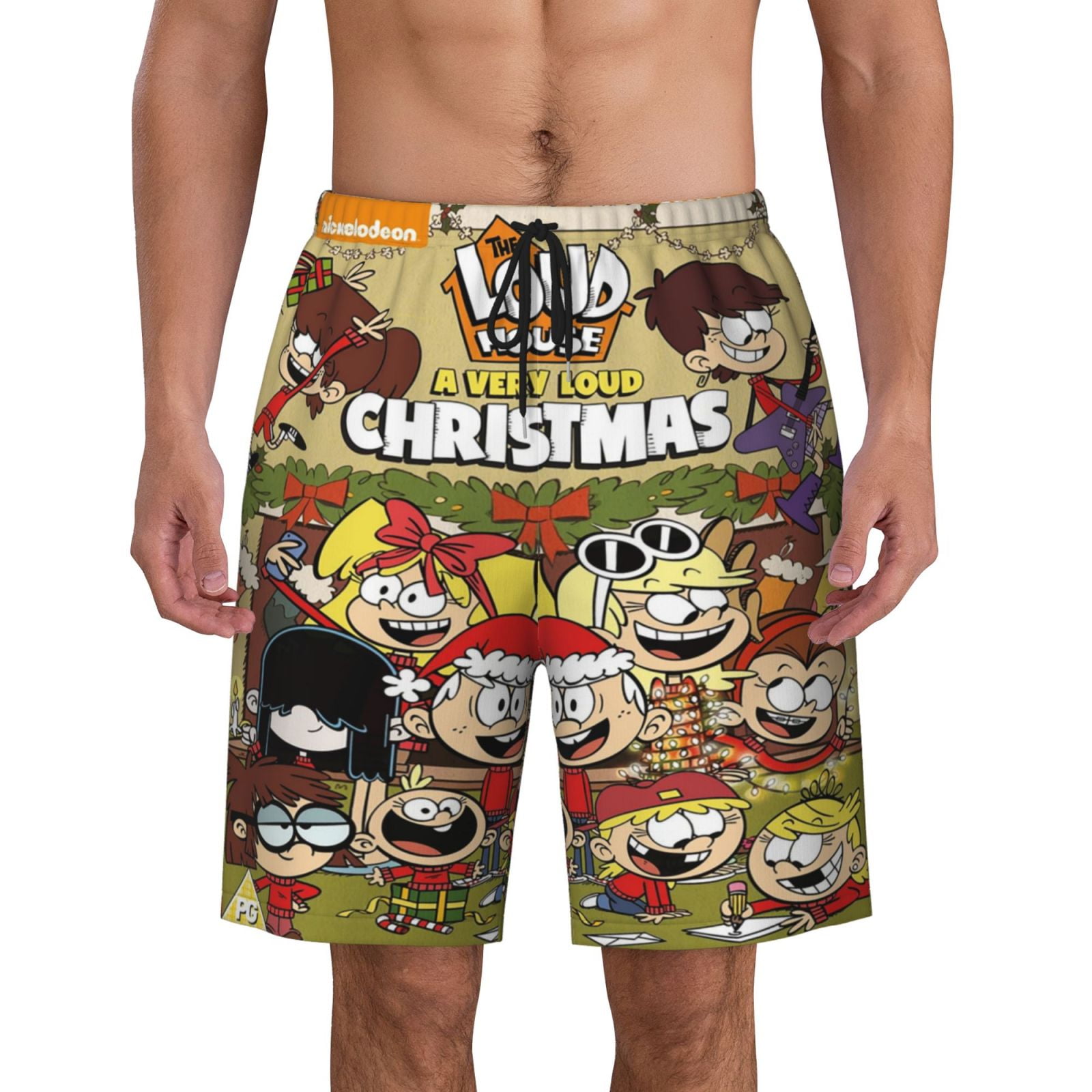 The Loud House Men's Swim Trunks Quick Dry Board Shorts Bathing Suit ...