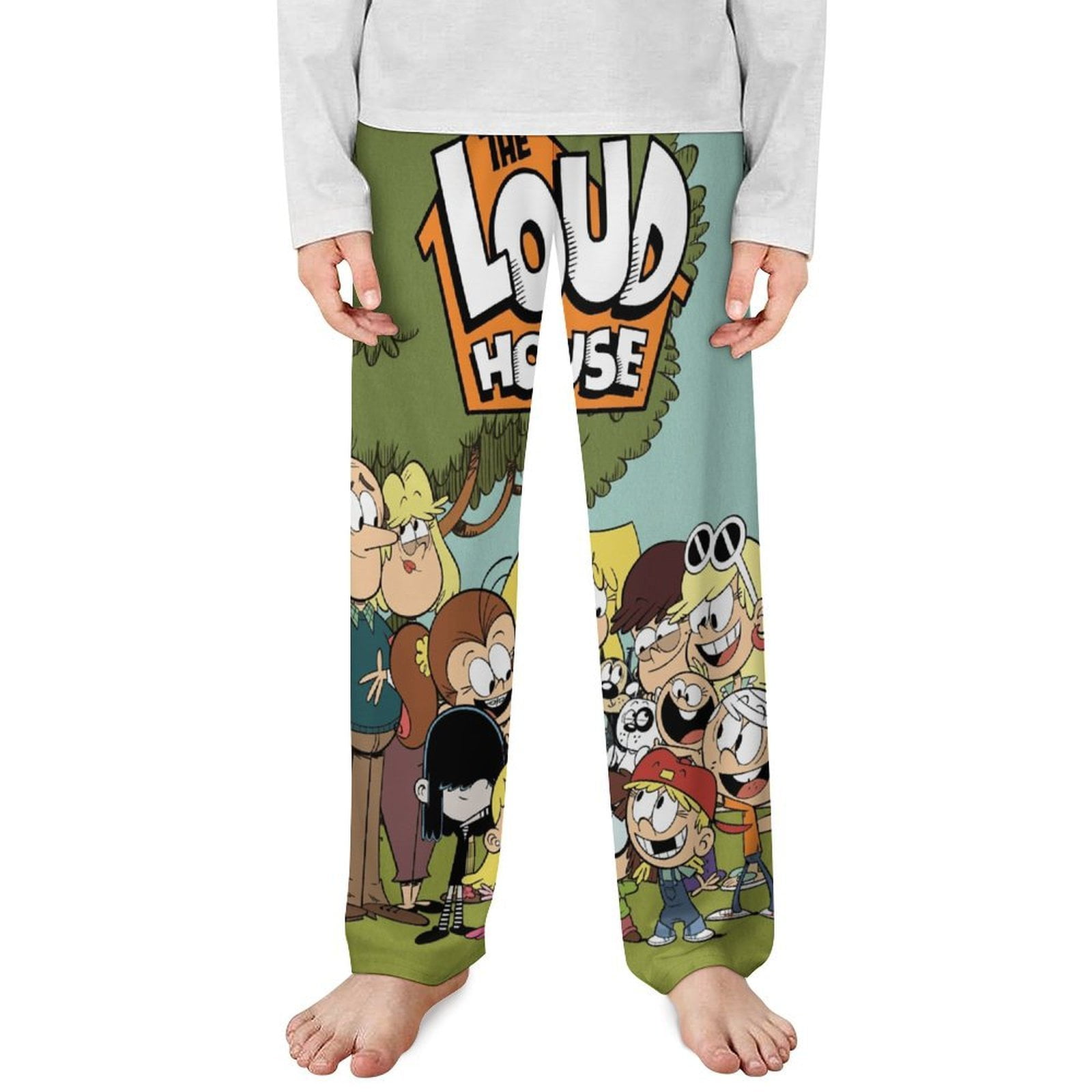 The Loud House Pajama Pants Long Sleep Pants Soft Elastic Waist Pajama ...