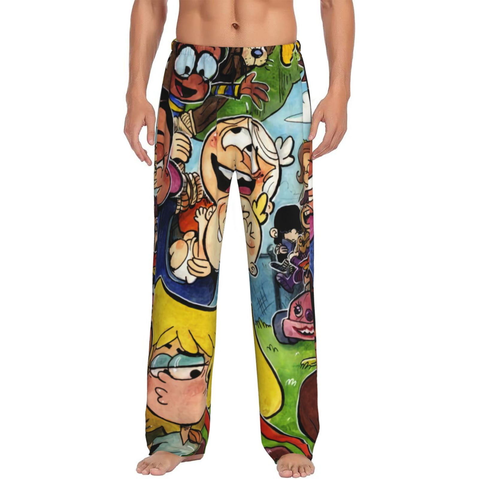 The Loud House Pajama Pants for Men, Super Soft All over Print Lounge ...