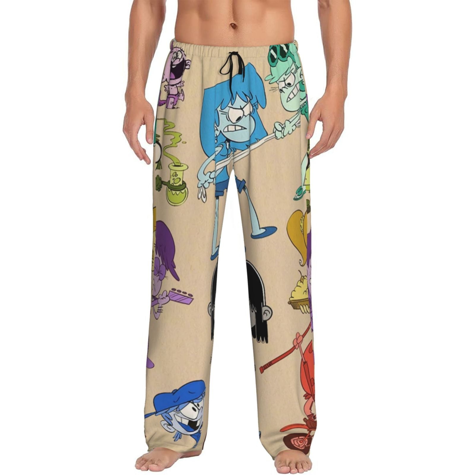 The Loud House Pajama Pants for Men, Super Soft All over Print Lounge ...