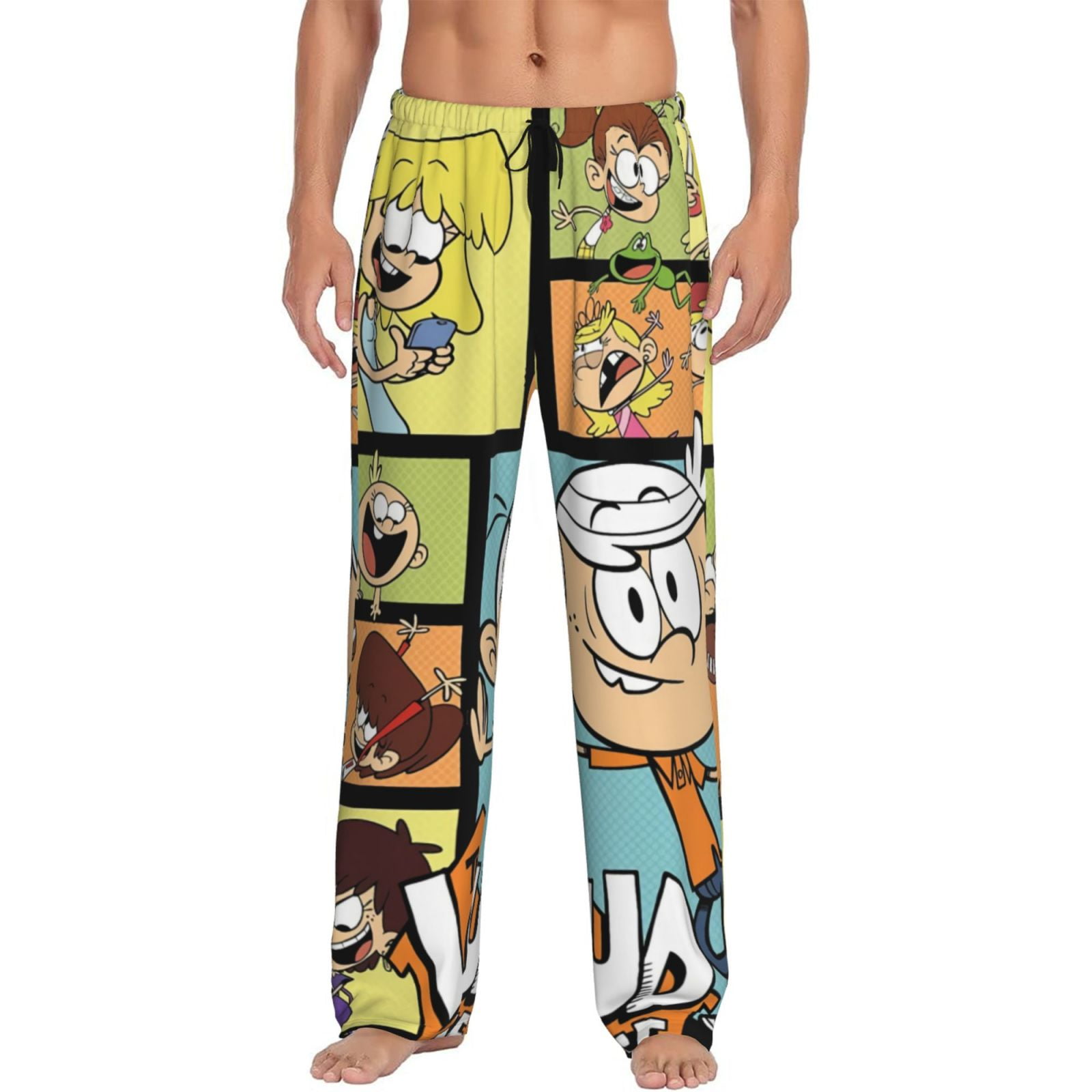The Loud House Pajama Pants for Men, Super Soft All over Print Lounge ...