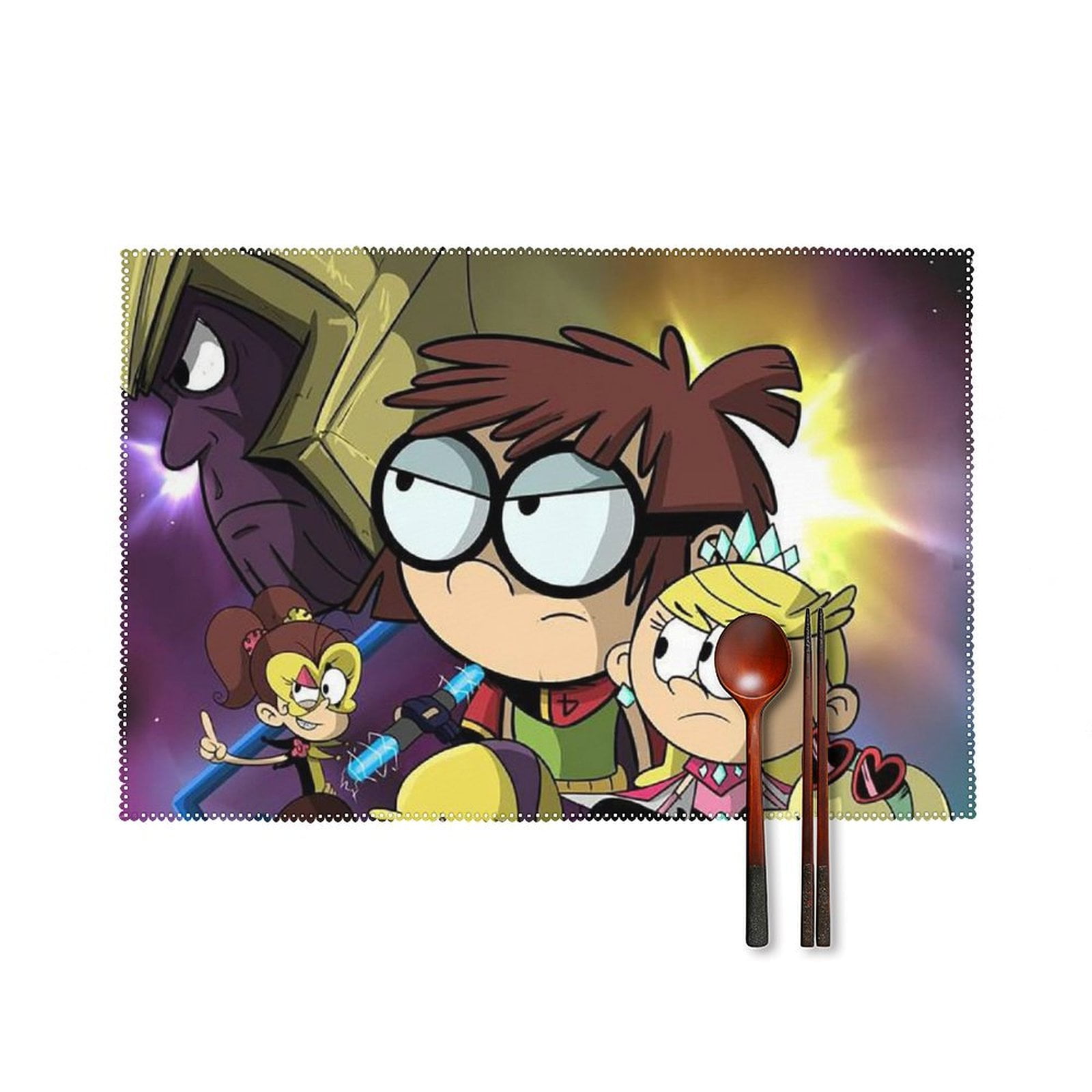 The Loud House Placemats Set of 4, Decorative Place Mats for Kitchen ...