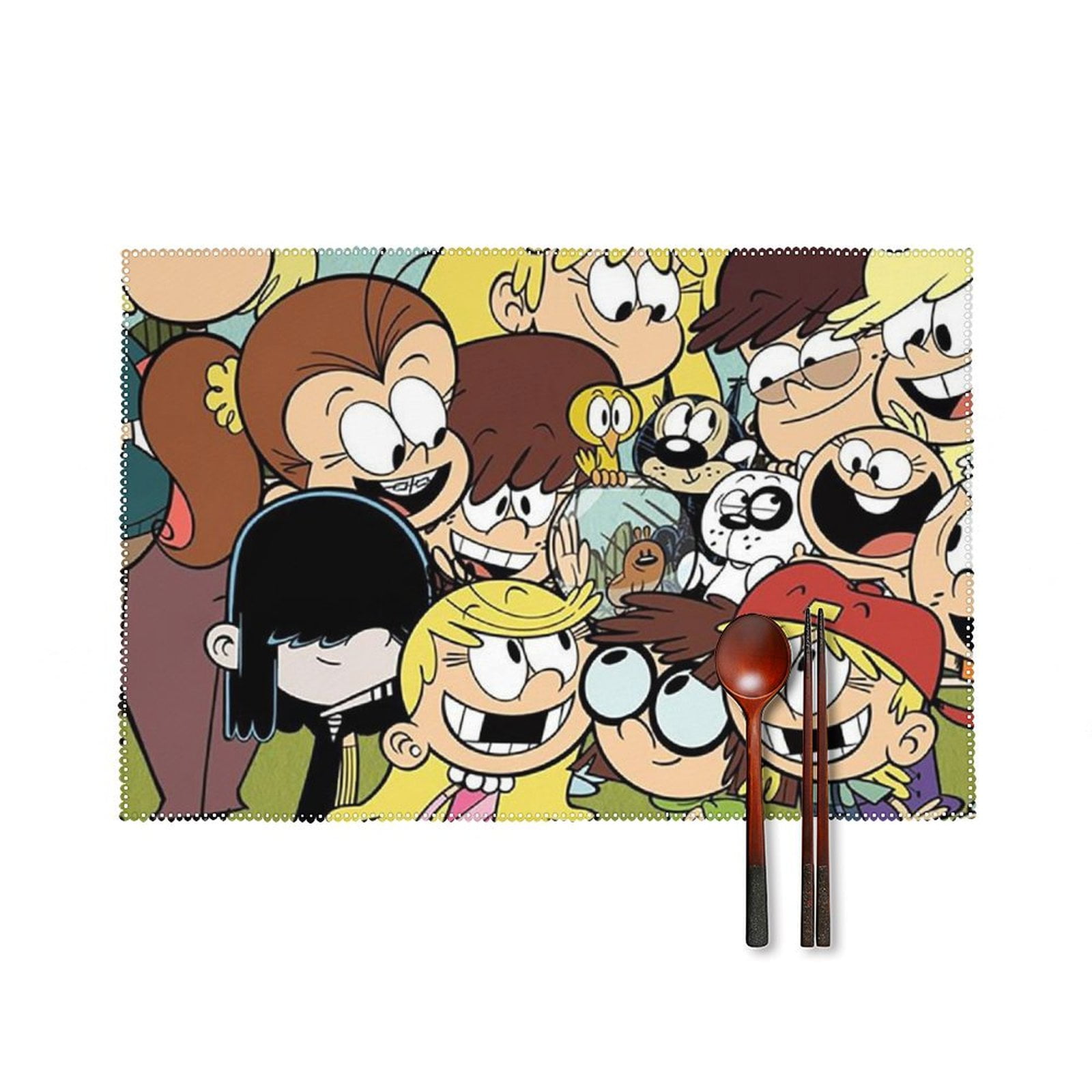 The Loud House Placemats Set of 4, Decorative Place Mats for Kitchen ...