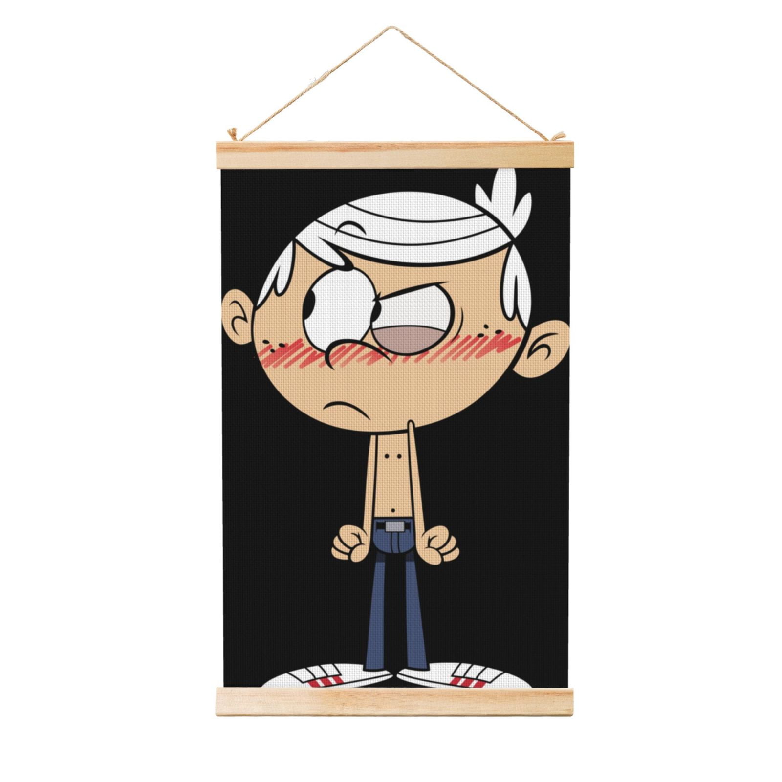 The Loud House Poster Canvas Wooden Shaft Hanging Poster Home Decor ...