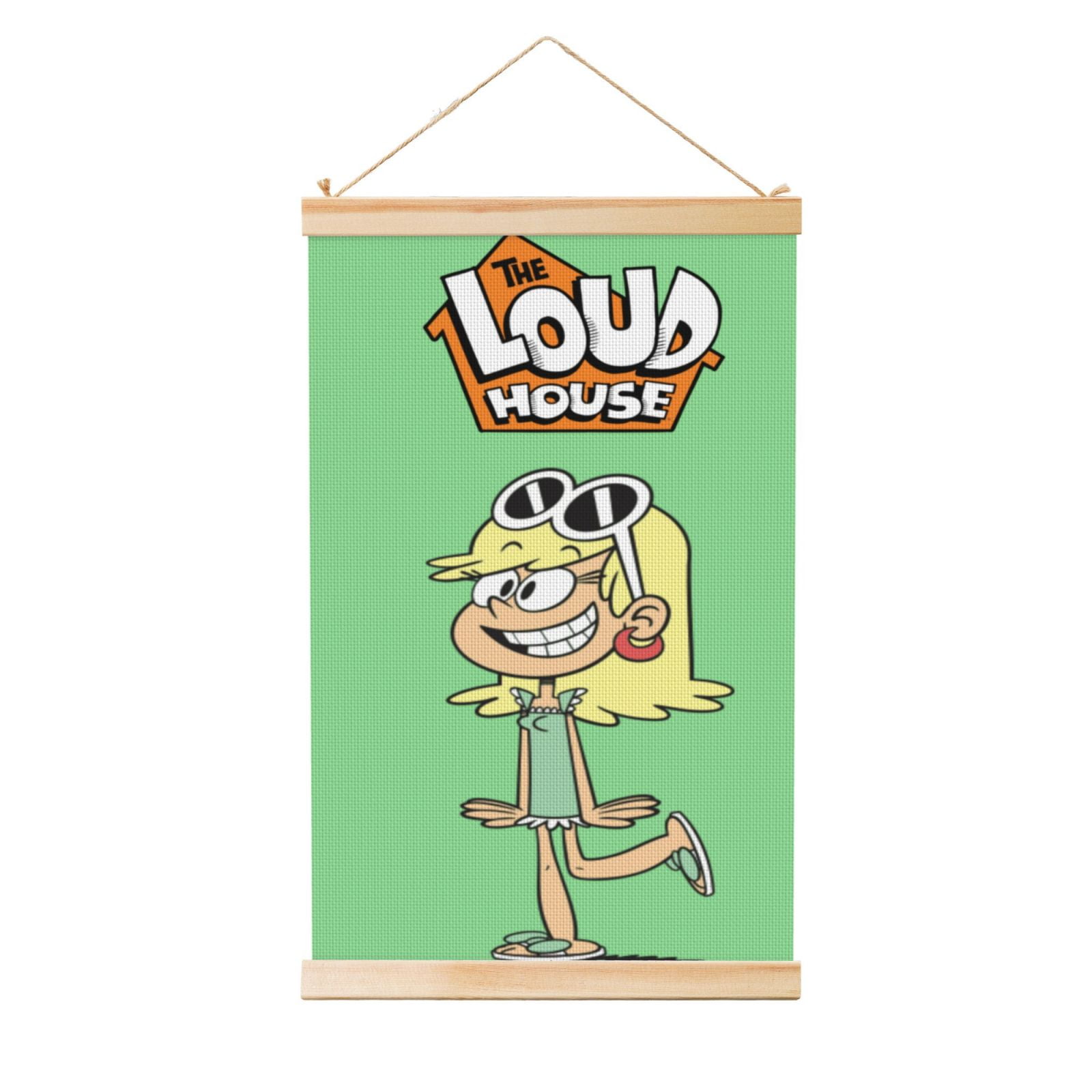 The Loud House Poster Canvas Wooden Shaft Hanging Poster Home Decor ...
