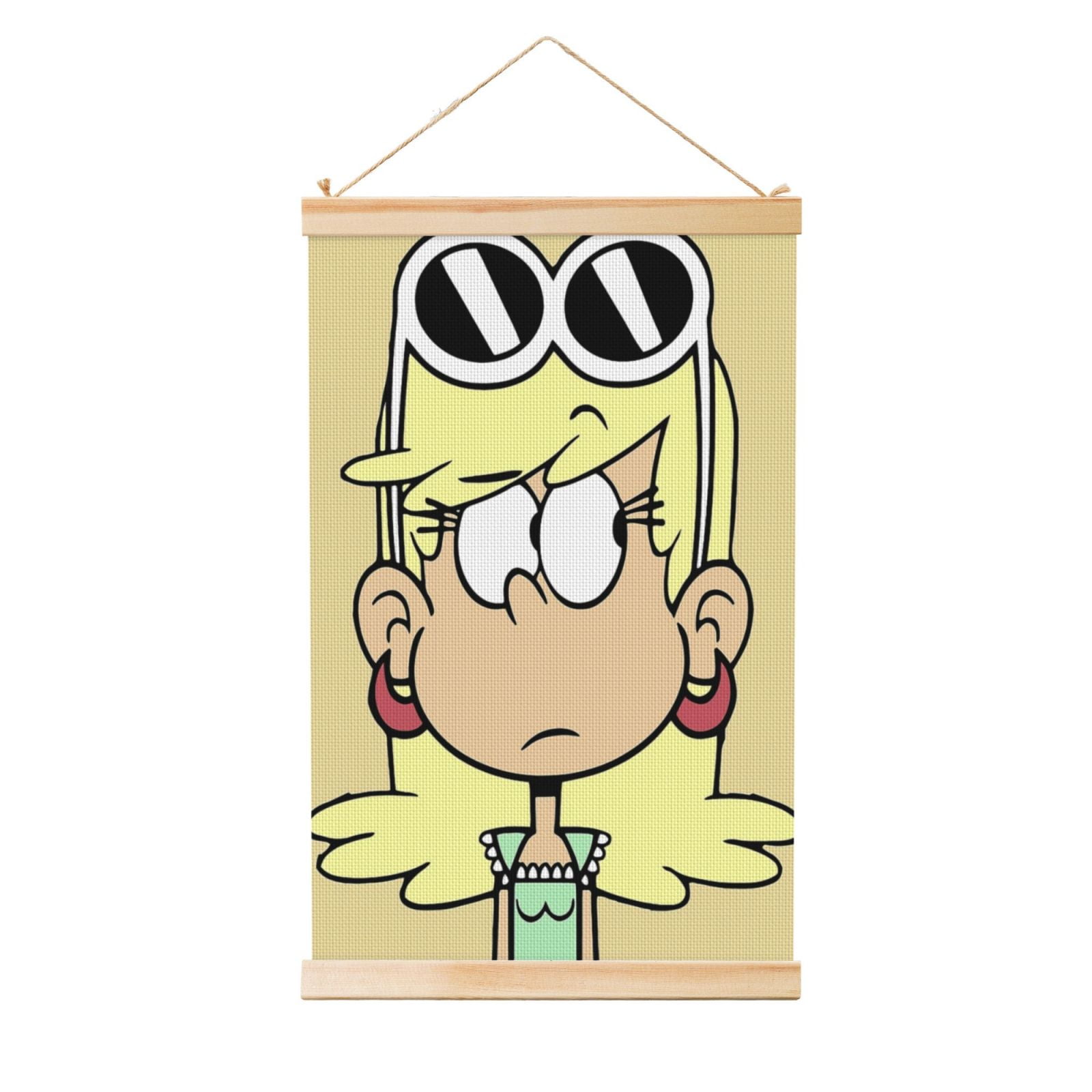 The Loud House Poster Canvas Wooden Shaft Hanging Poster Home Decor ...