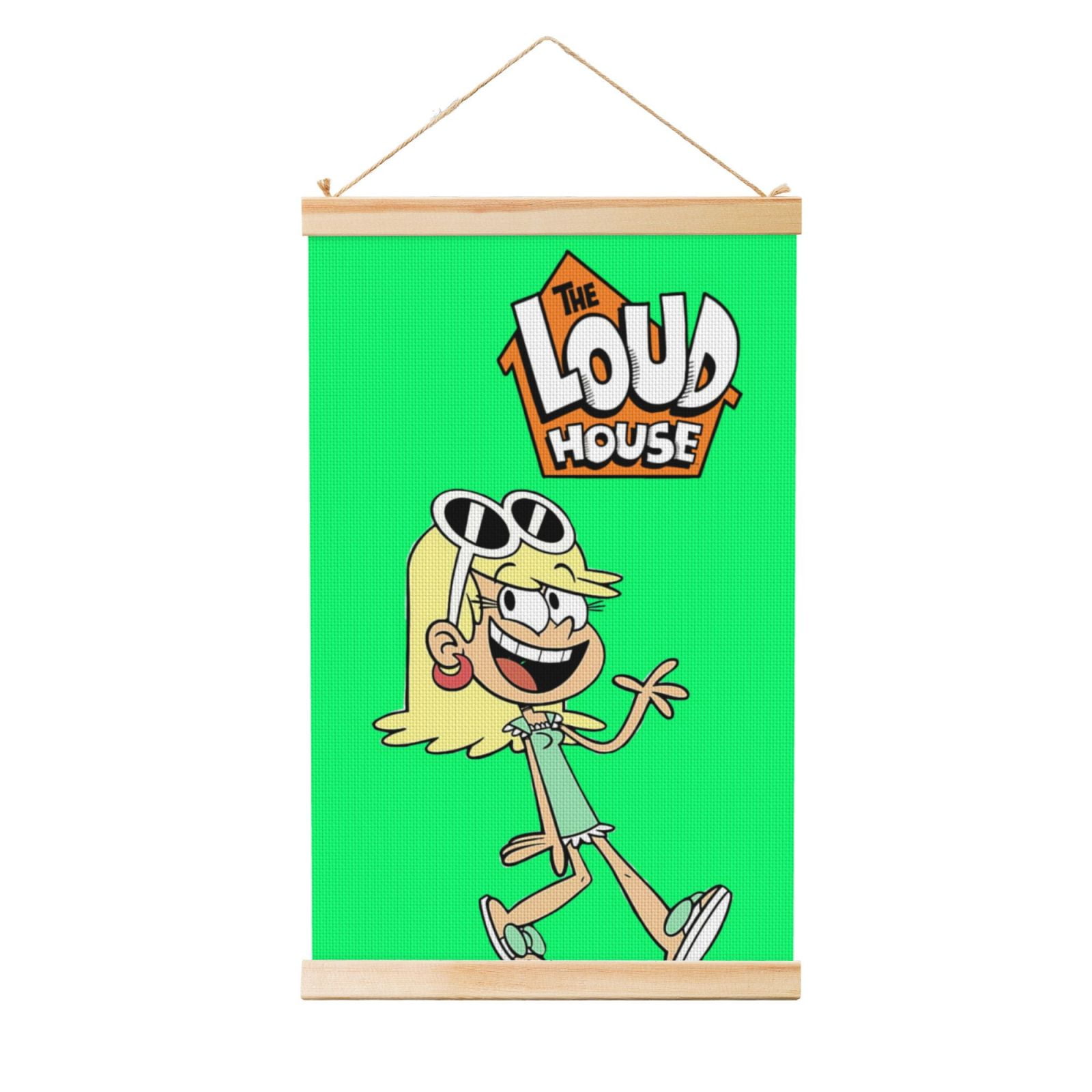 The Loud House Poster Canvas Wooden Shaft Hanging Poster Home Decor ...