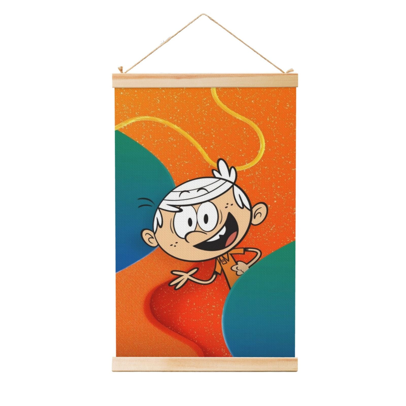 The Loud House Poster Canvas Wooden Shaft Hanging Poster Home Decor ...