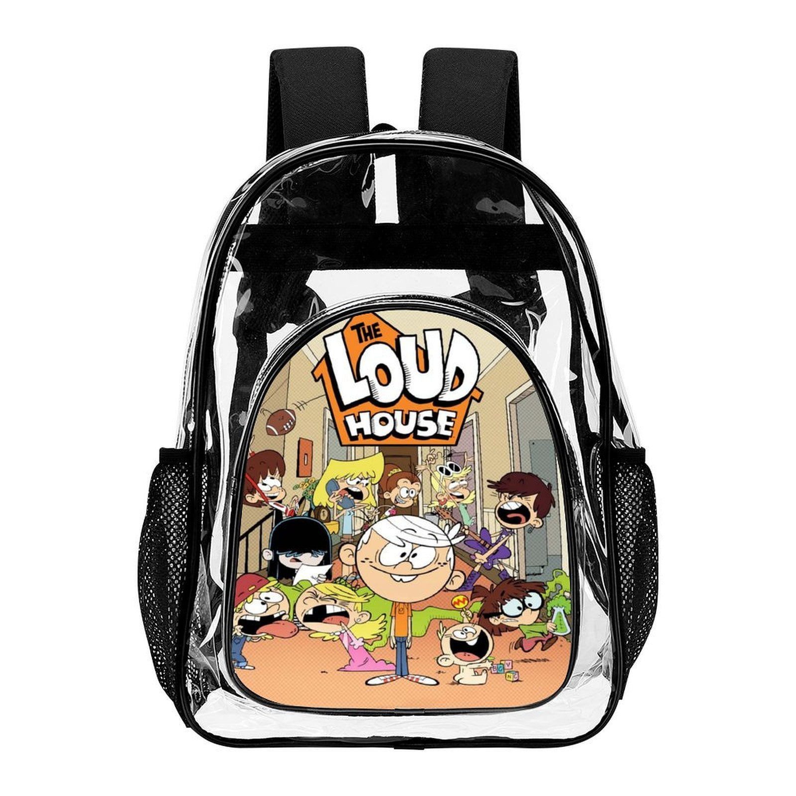 The Loud House Poster Transparent Backpack Satchel Bookbag Schoolbag ...