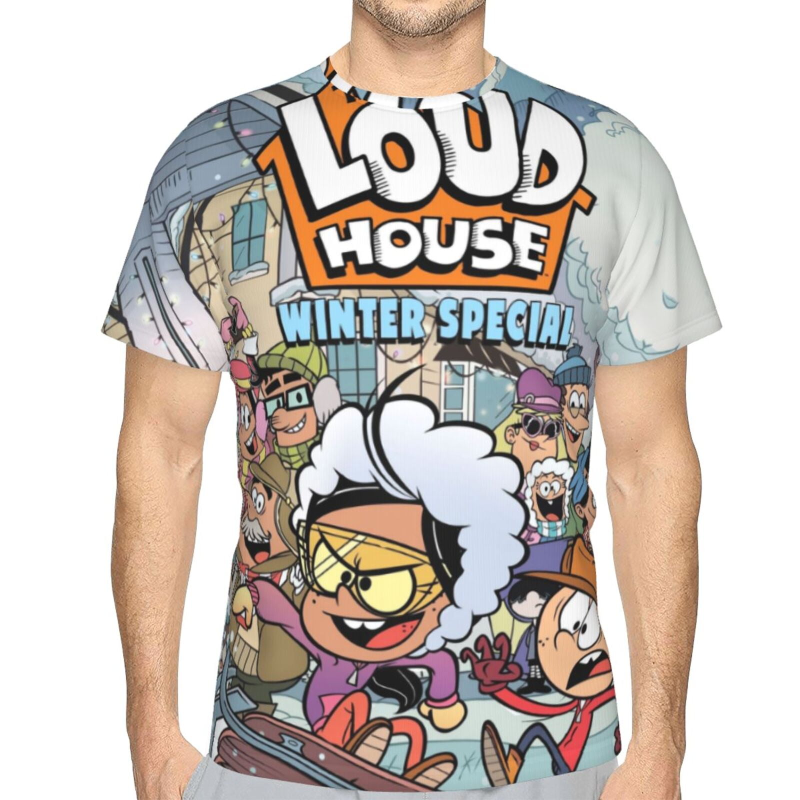 The Loud House Shirt 3d Printed T Shirt Crewneck Short Sleeve Top Tees ...
