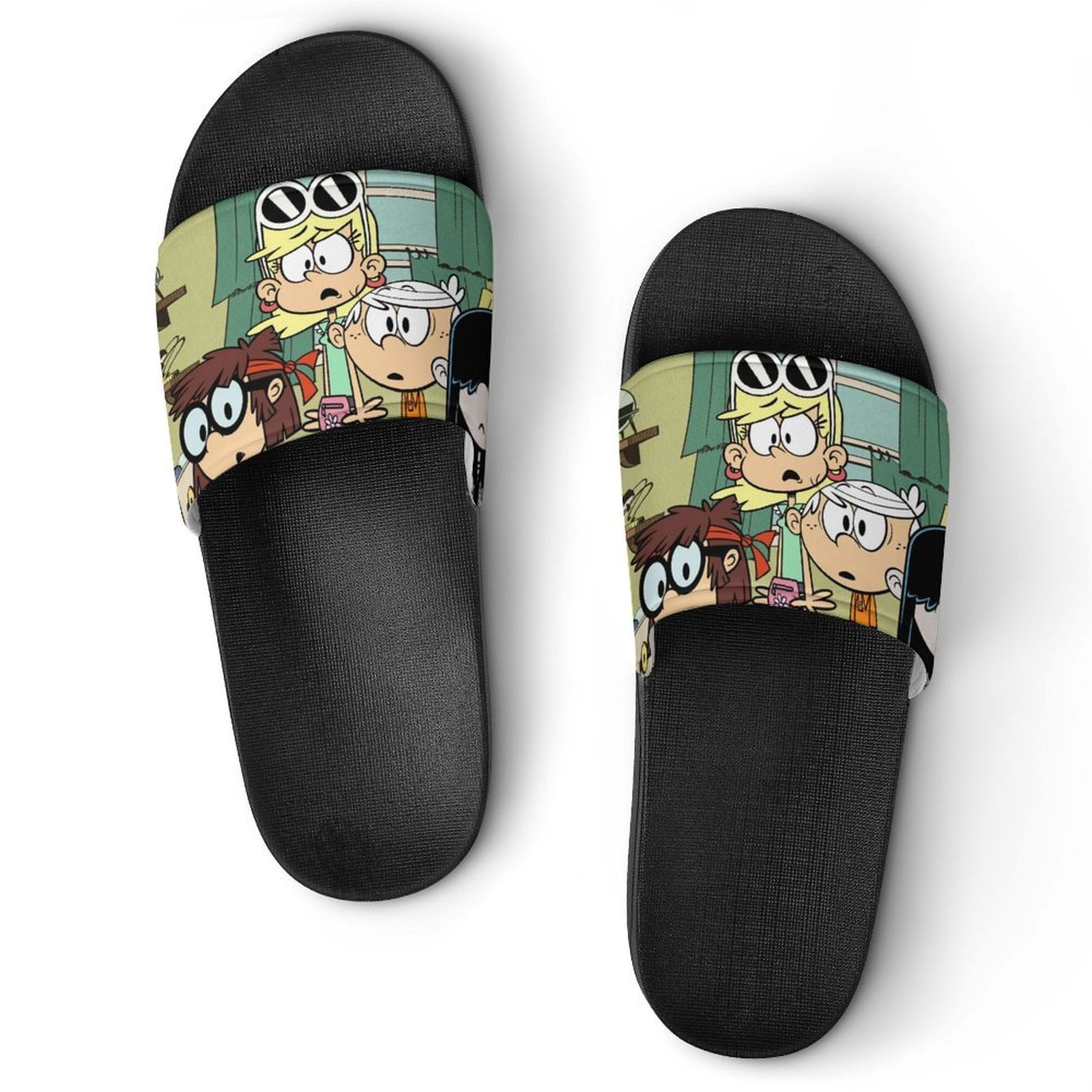 The Loud House Shower Slippers for Women & Men Non-Slip House Shoes ...