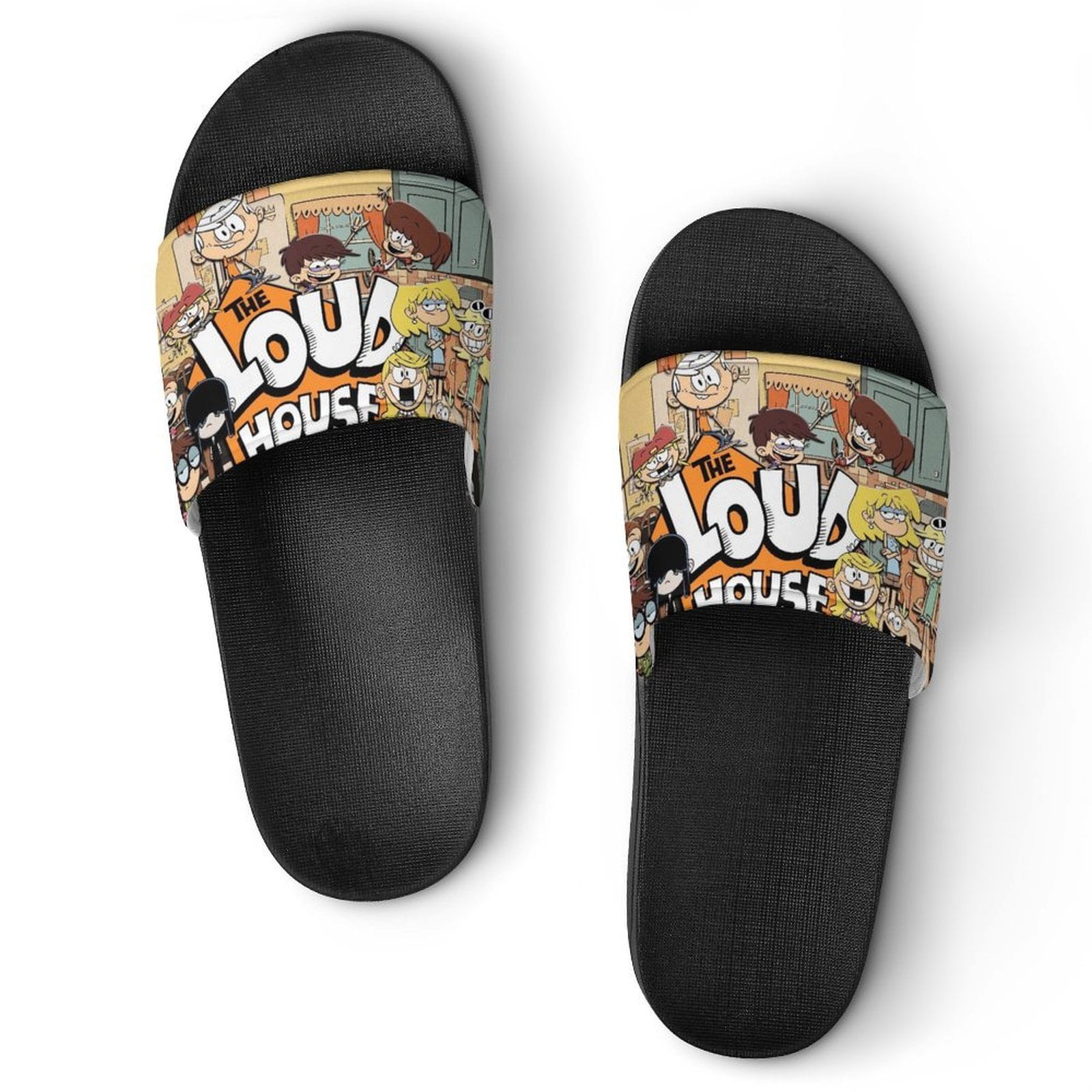 The Loud House Shower Slippers for Women & Men Non-Slip House Shoes ...