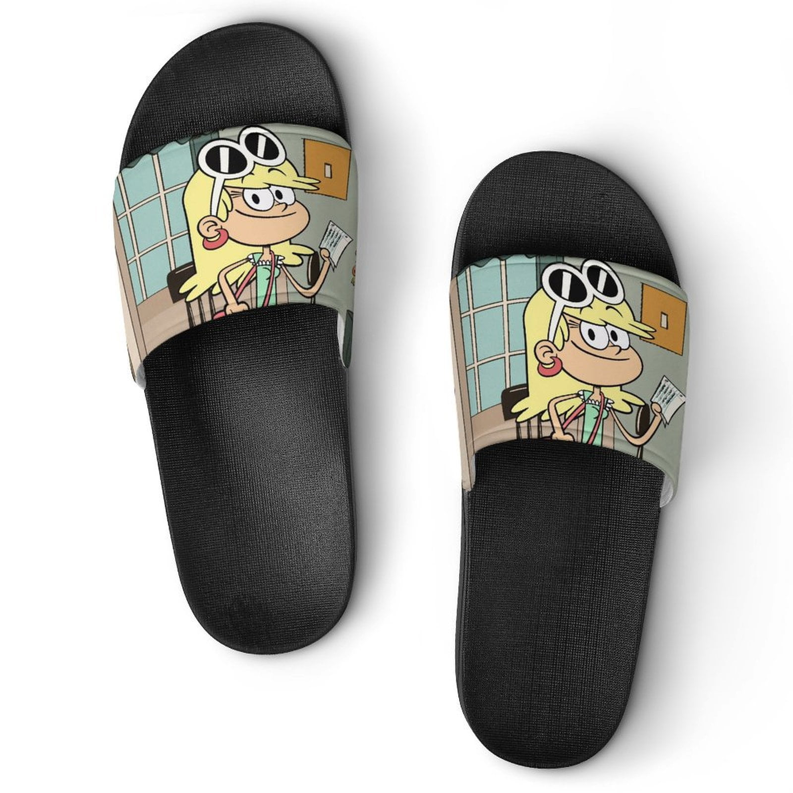 The Loud House Shower Slippers for Women & Men Non-Slip House Shoes ...