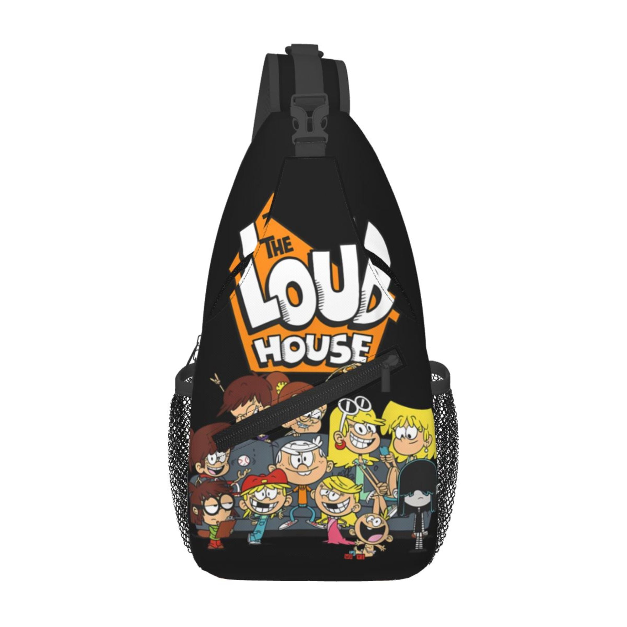 The Loud House Sling Bag Crossbody Sling Backpack Chest Bag Daypack ...