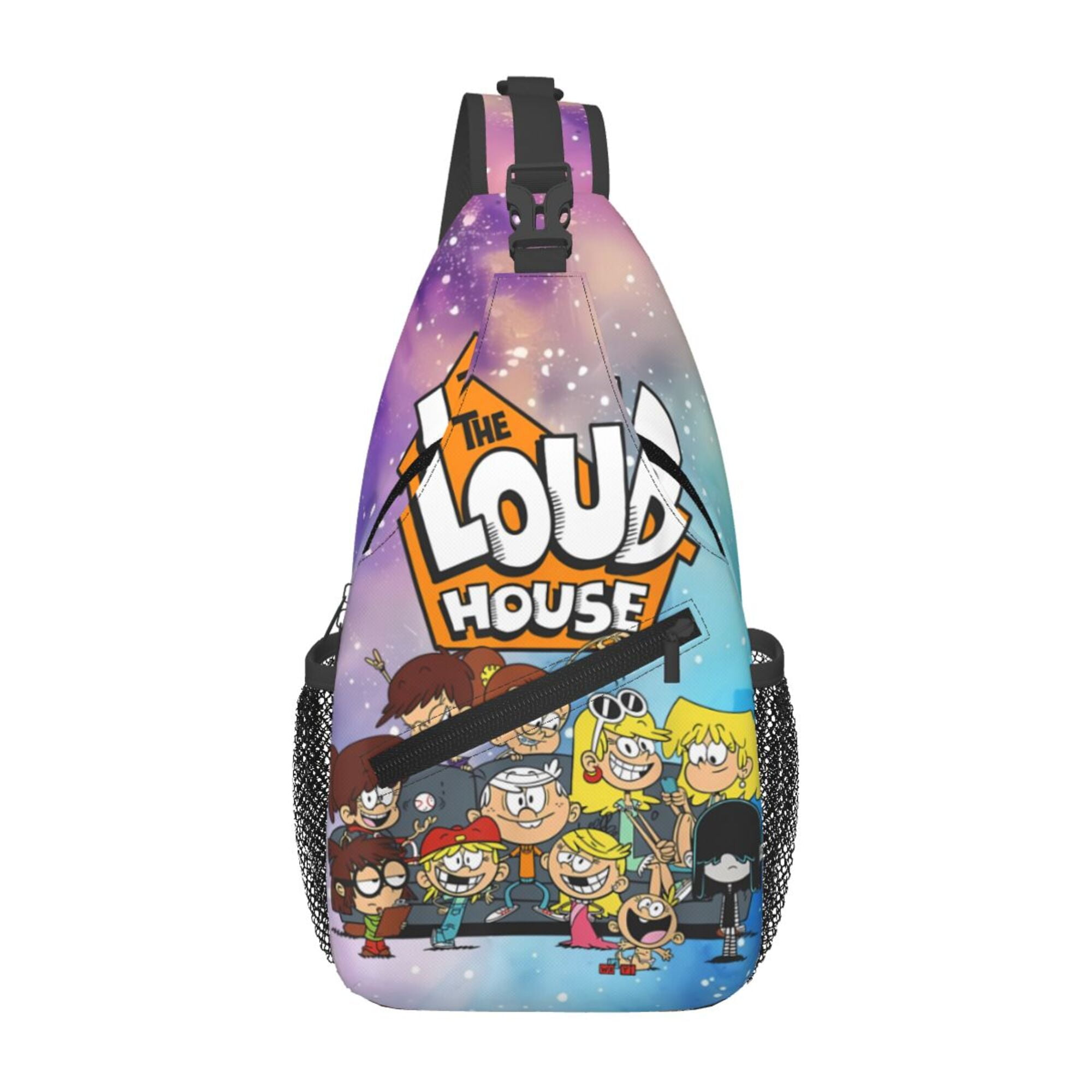The Loud House Sling Bag Crossbody Sling Backpack Chest Bag Daypack ...