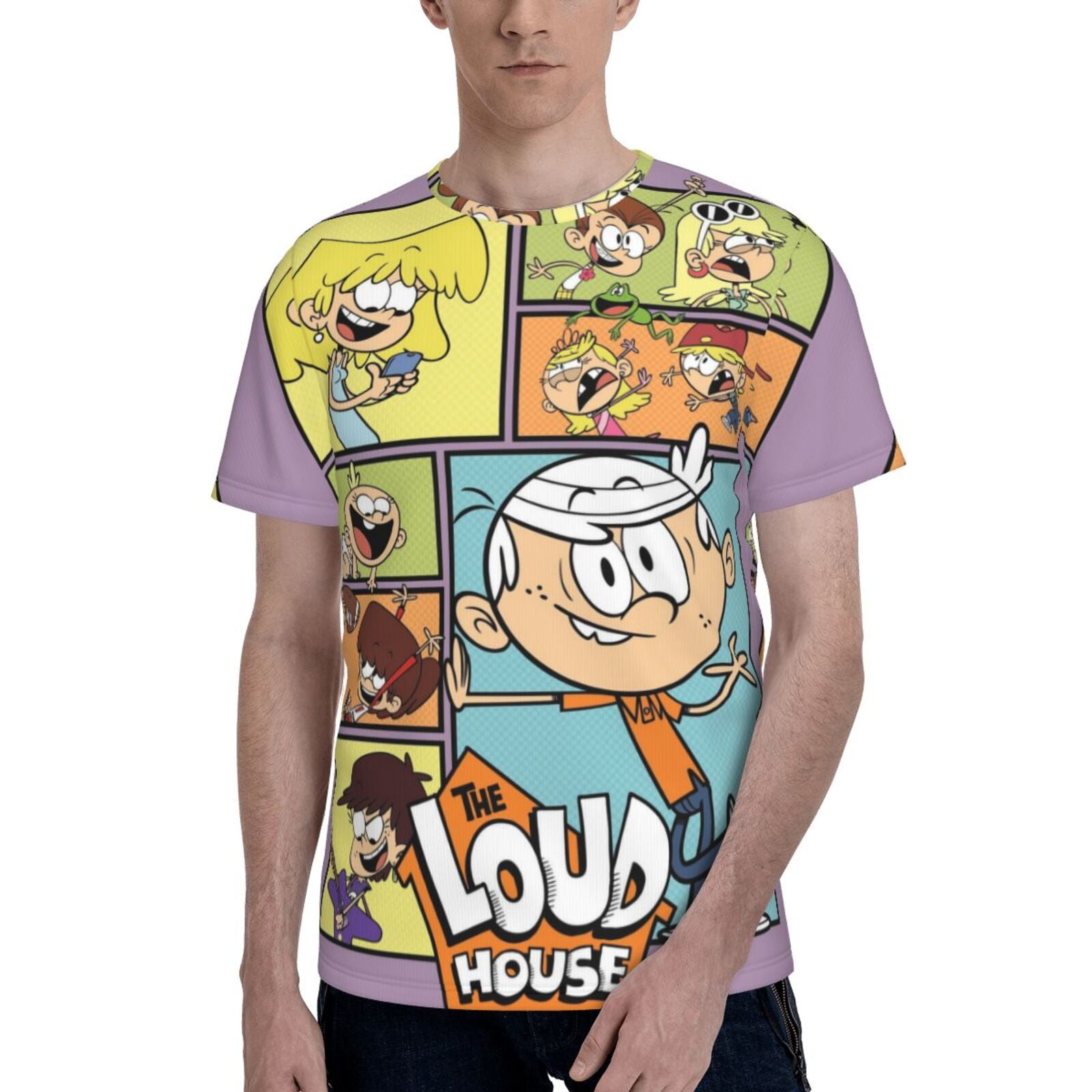 The Loud House T-Shirts 3d Printed Short Sleeve Tee Shirt For Men ...