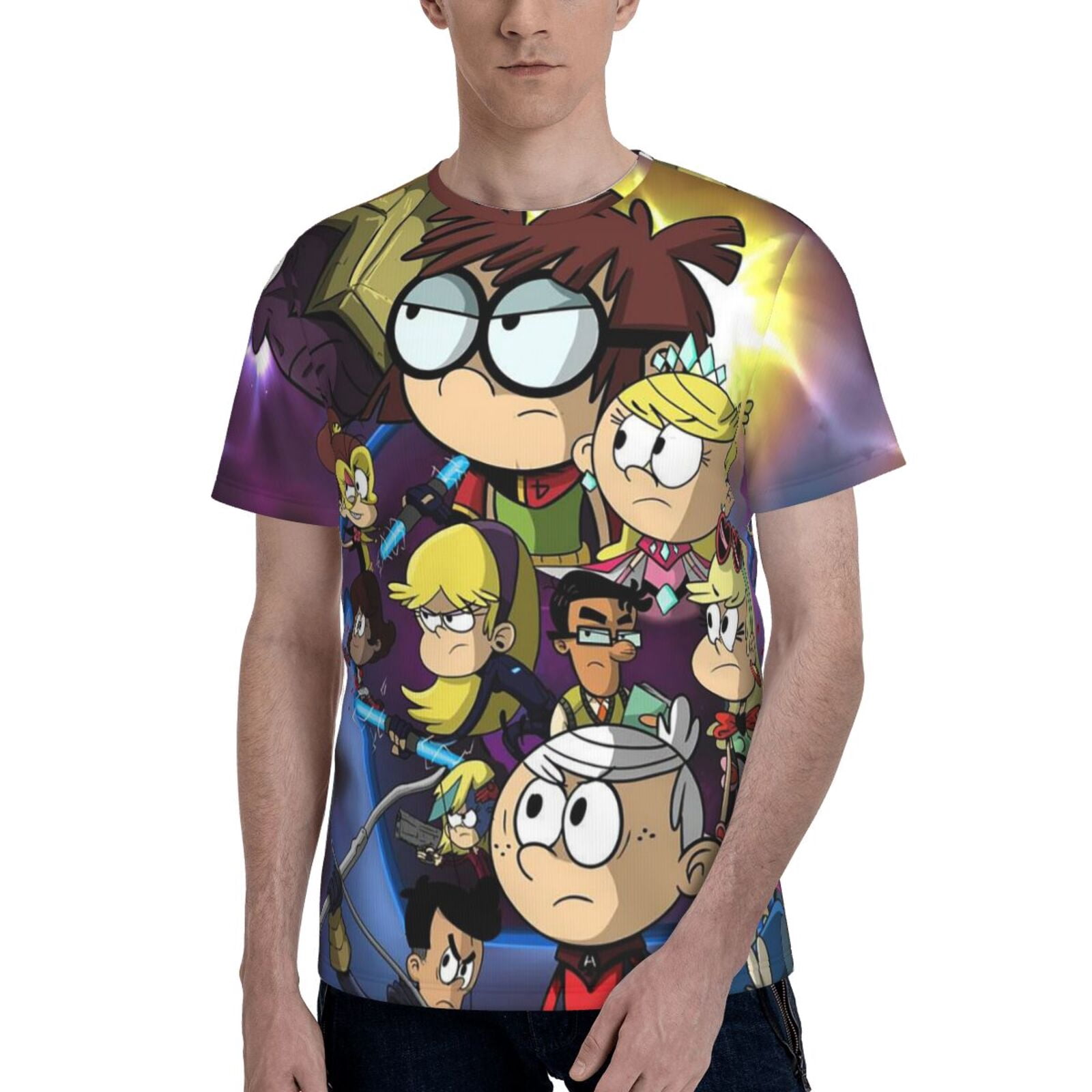 The Loud House T-Shirts 3d Printed Short Sleeve Tee Shirt For Men ...