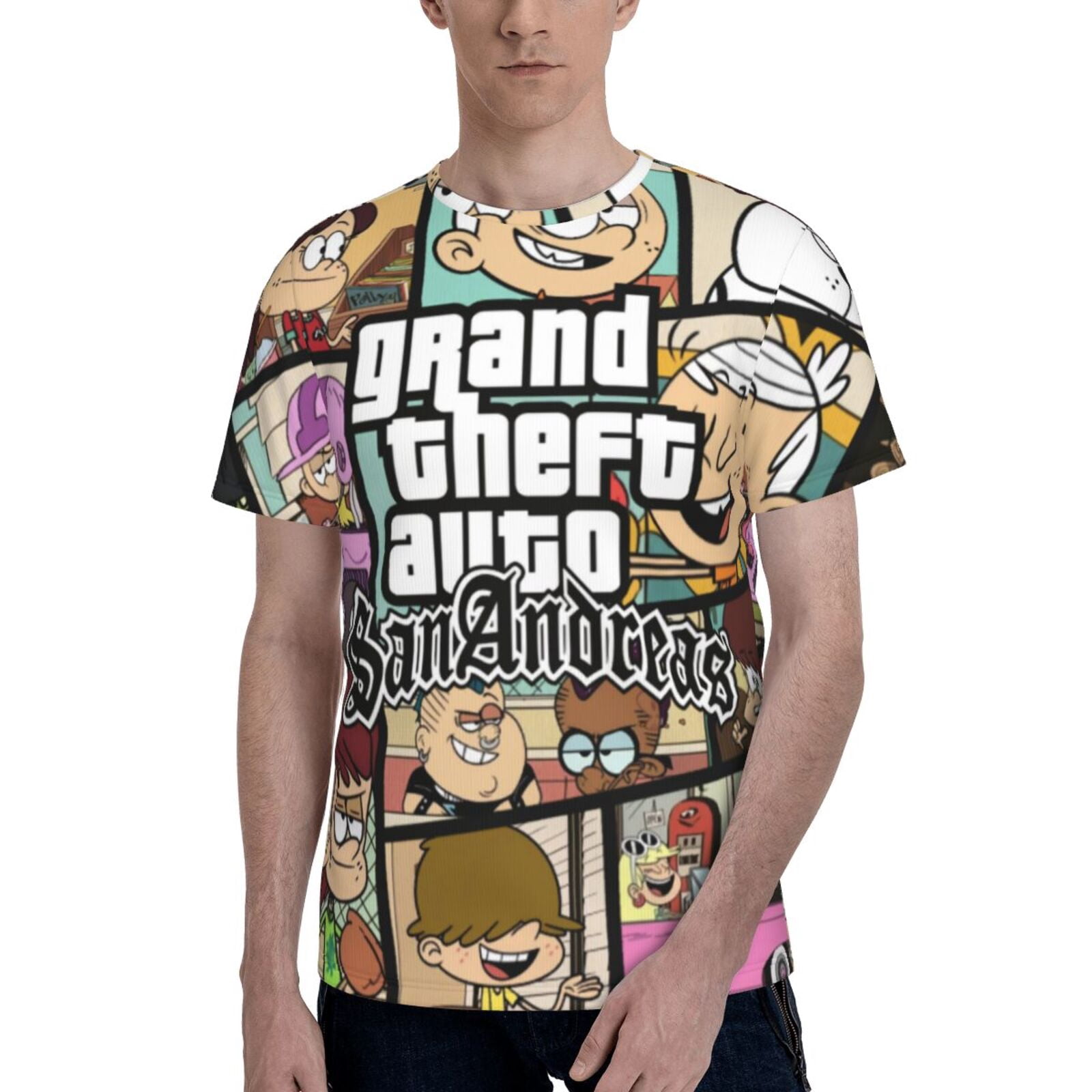 The Loud House T-Shirts 3d Printed Short Sleeve Tee Shirt For Men ...