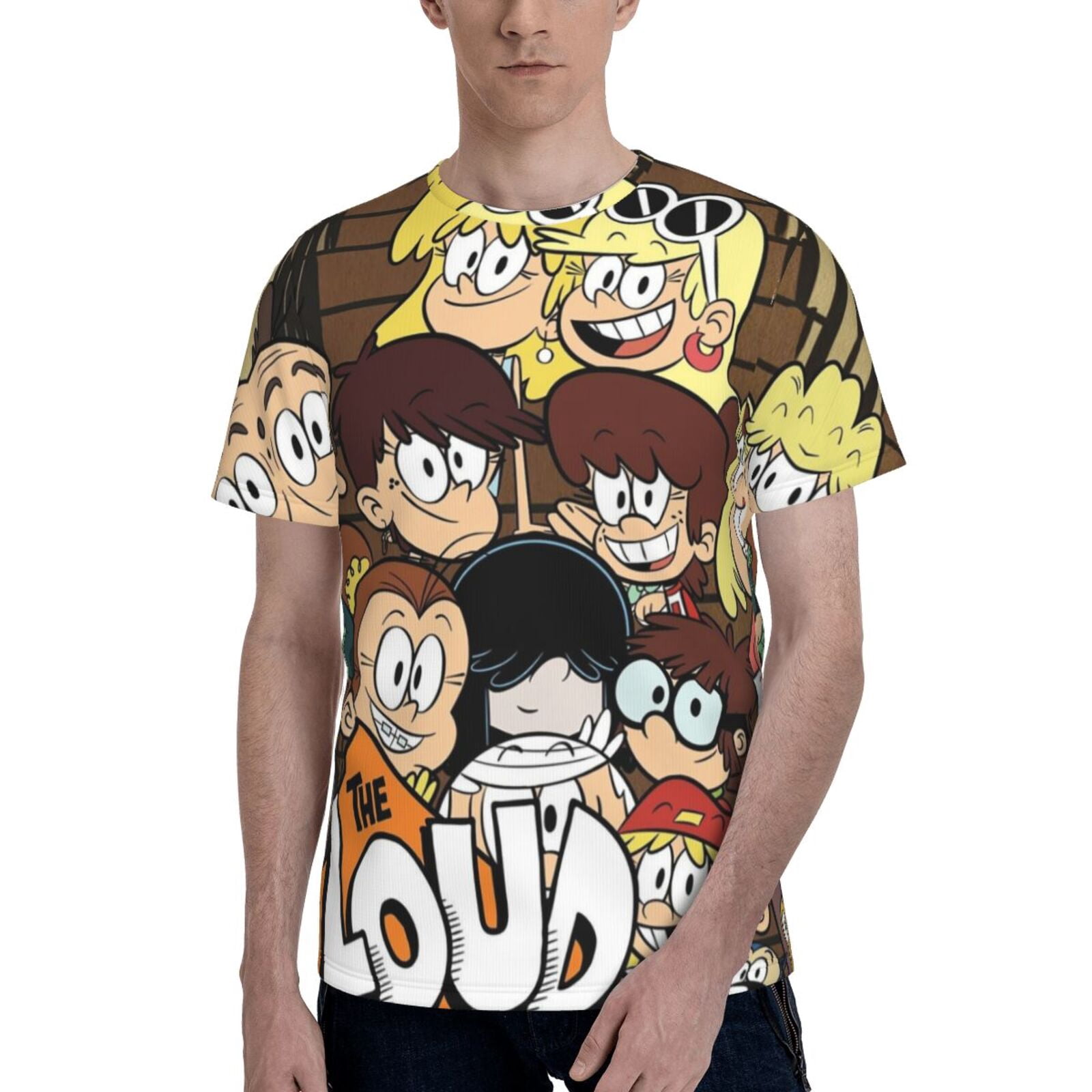 The Loud House T-Shirts 3d Printed Short Sleeve Tee Shirt For Men ...