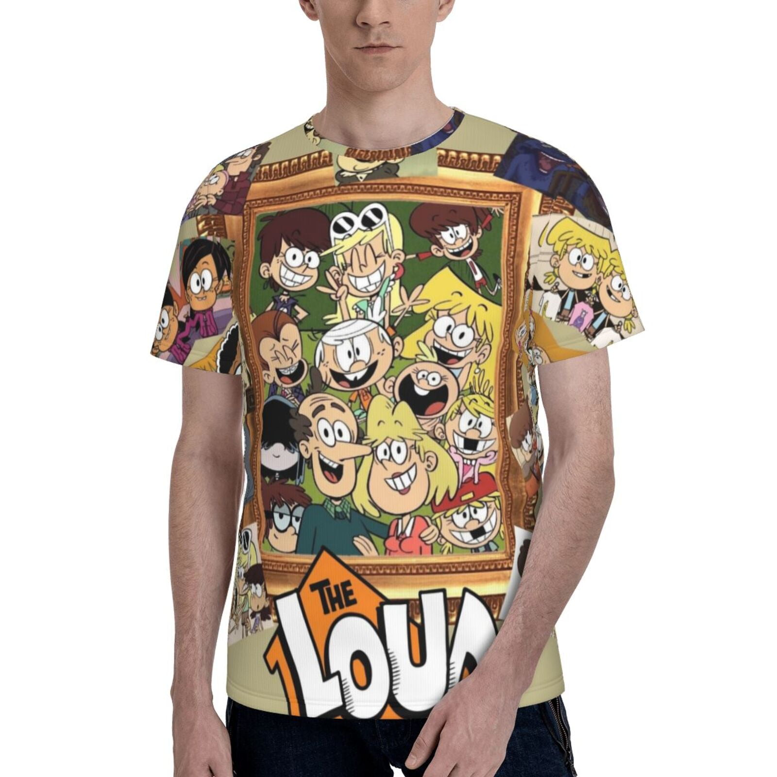 The Loud House T-Shirts 3d Printed Short Sleeve Tee Shirt For Men ...