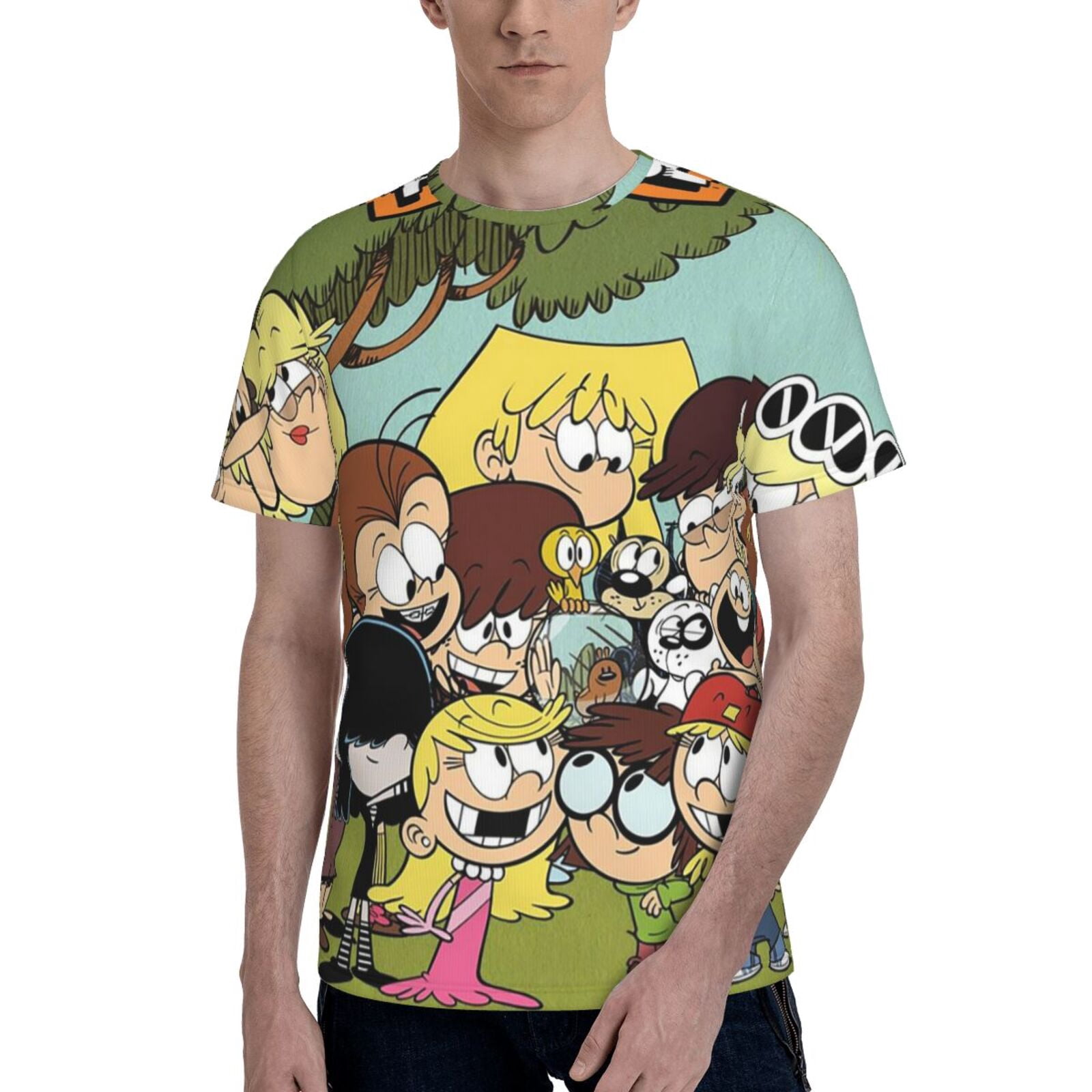 The Loud House T-Shirts 3d Printed Short Sleeve Tee Shirt For Men ...