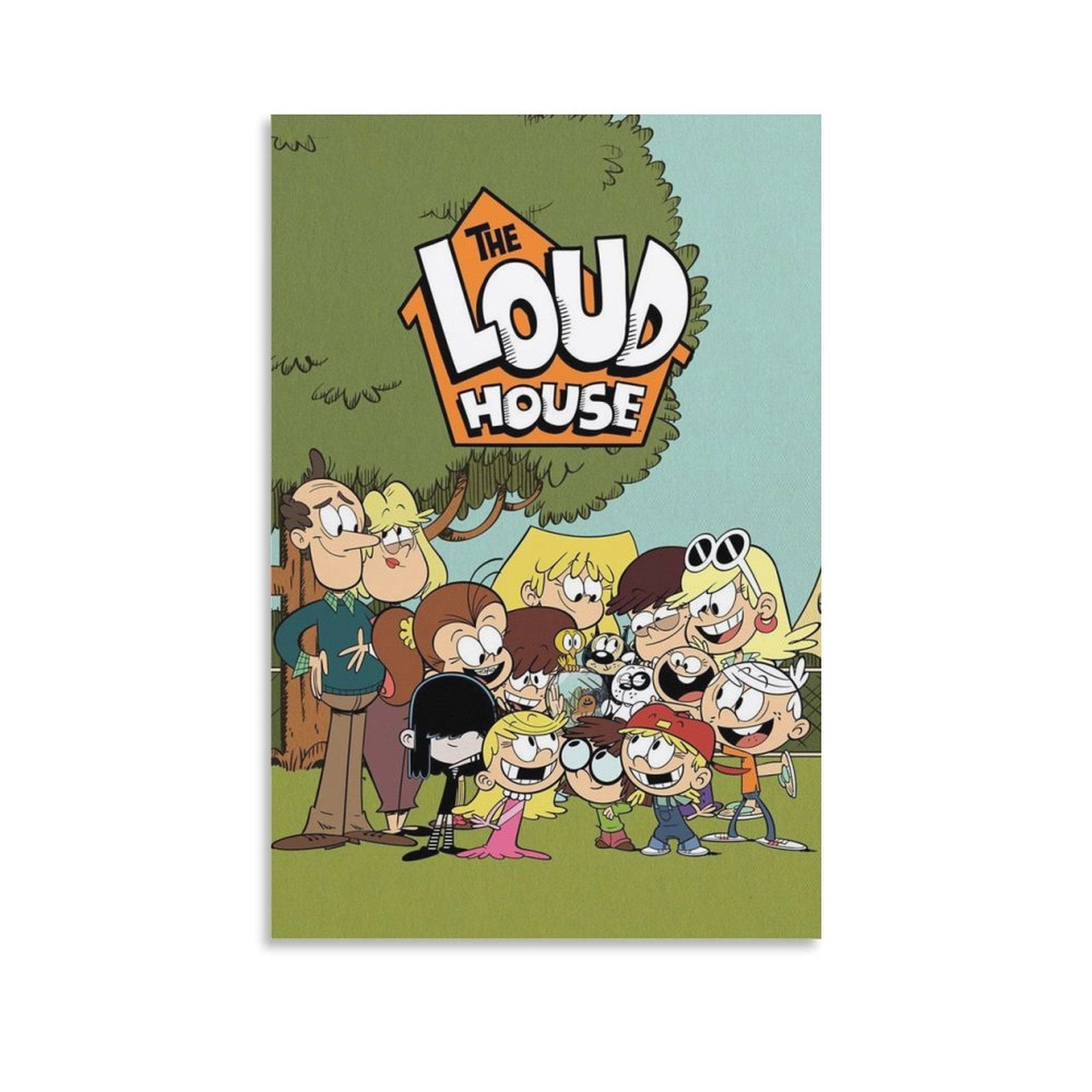 The Loud House Wall Hanging Painting Wall Art Canvas Paintings Posters ...