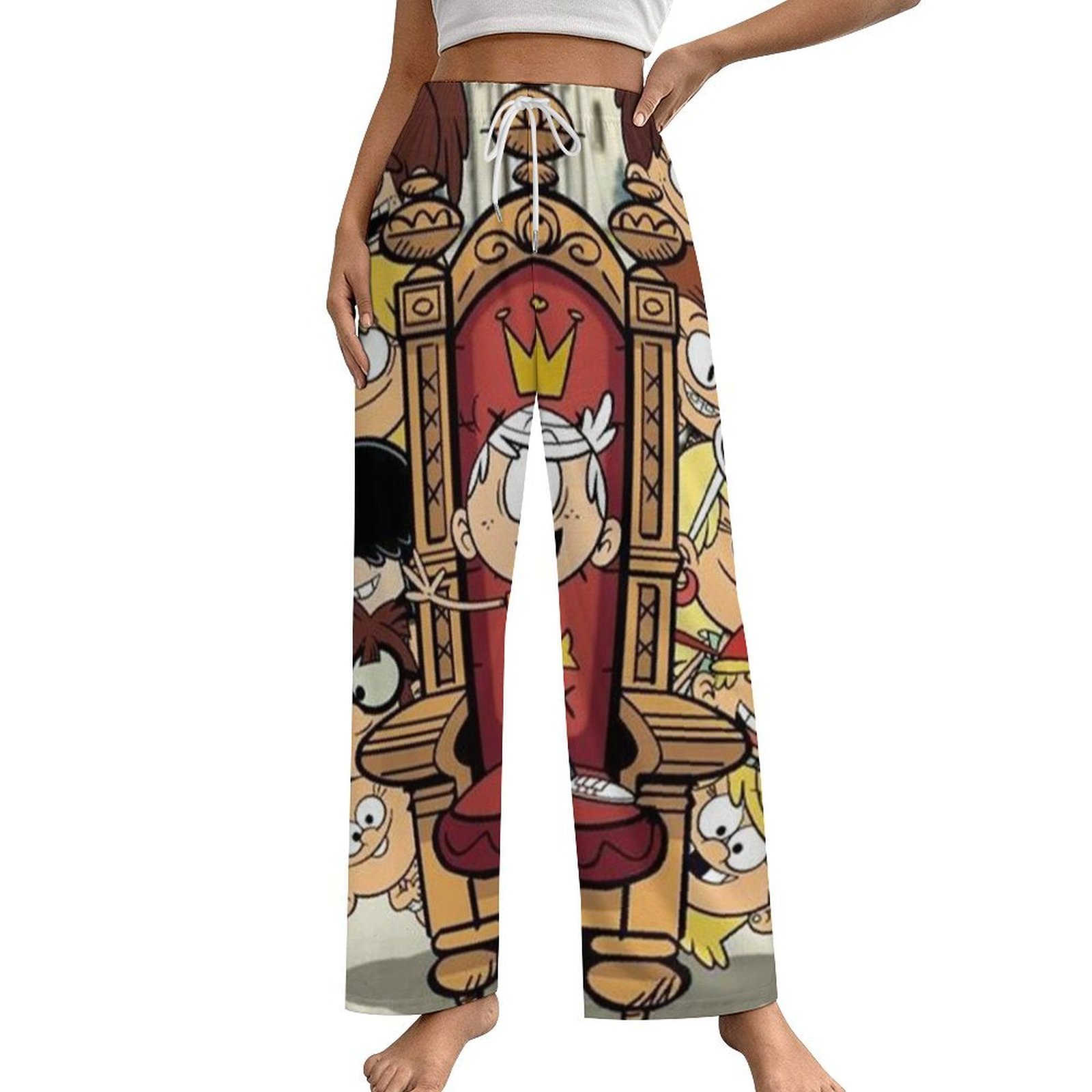 The Loud House Women's Comfy Pajama Lounge Pants Casual Loose Bottoms ...
