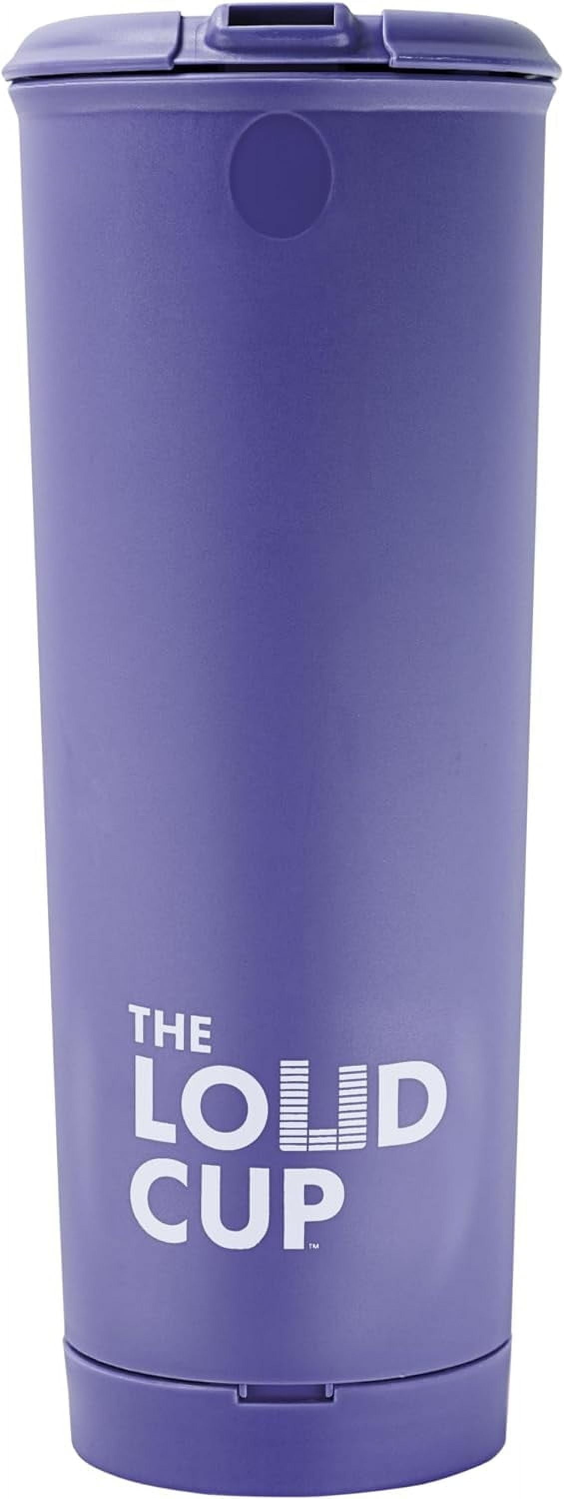 The LoudCup 20 oz Tumbler with Integrated Stadium Horn (Starling Purple ...