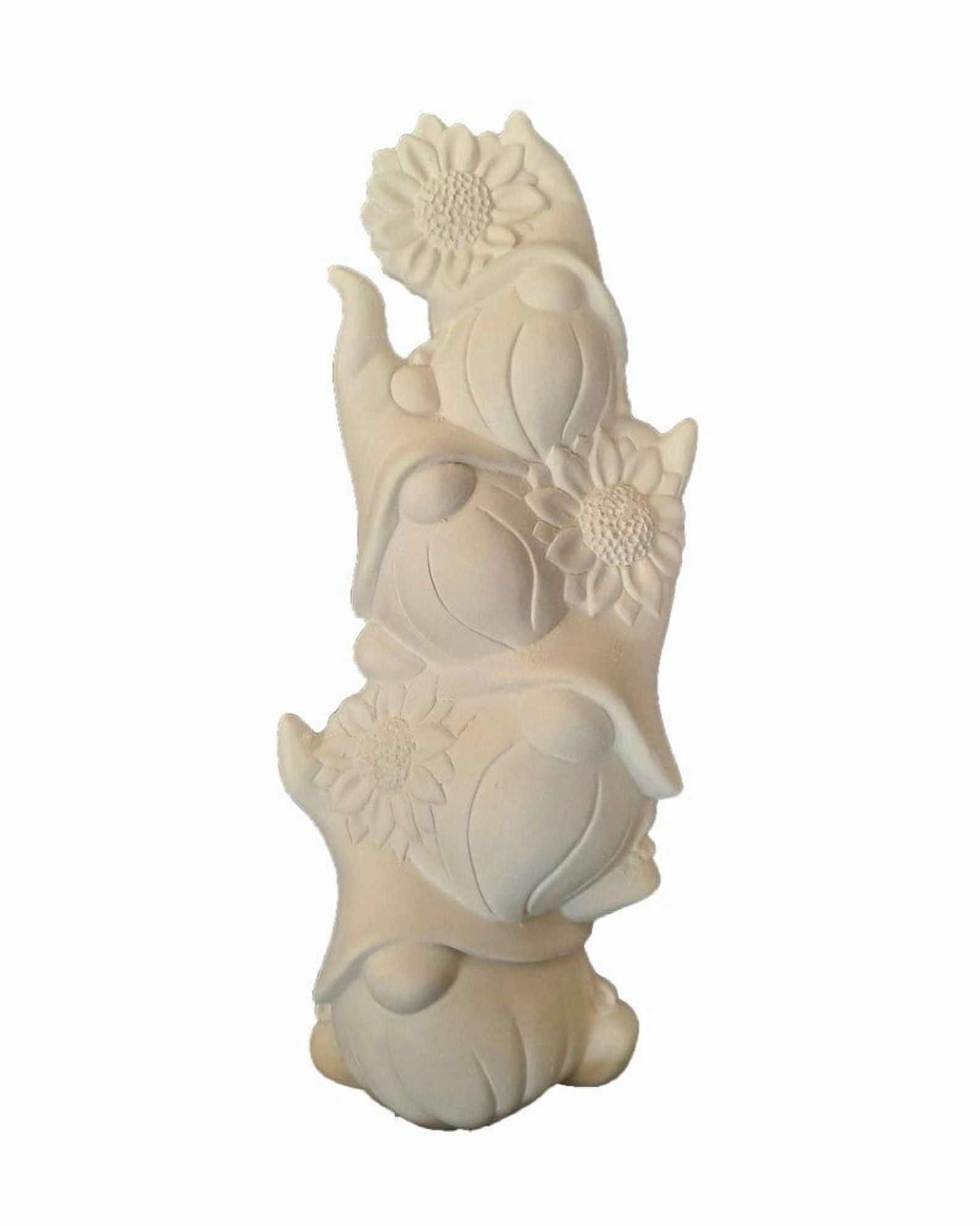 The Lovable Sunflower Stack of Gnomes Paint Your Own Pottery Ceramic ...