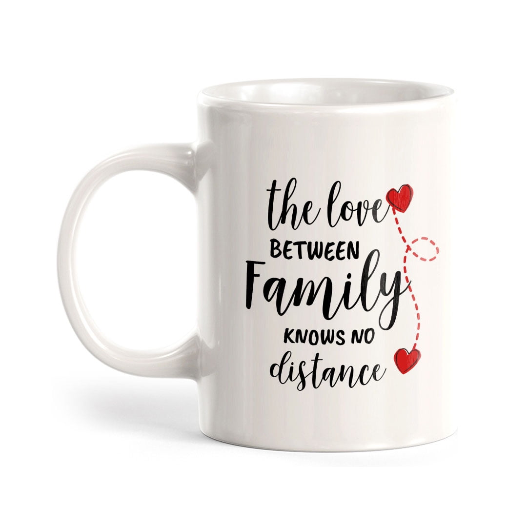 The Love Between Family Knows No Distance 11oz Plastic Coffee Mug ...