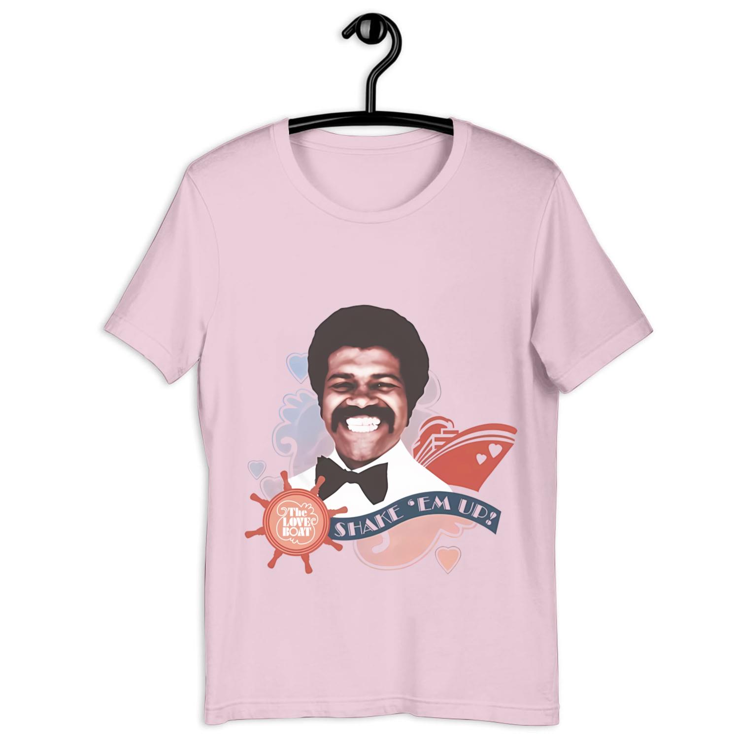 The Love Boat Shake Em Up T Shirt Mens Licensed Classic TV Show White ...