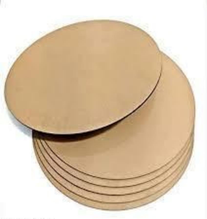 The Lovely Creations 6 x 6 Inch Round MDF Boards for Art and Craft Wood ...