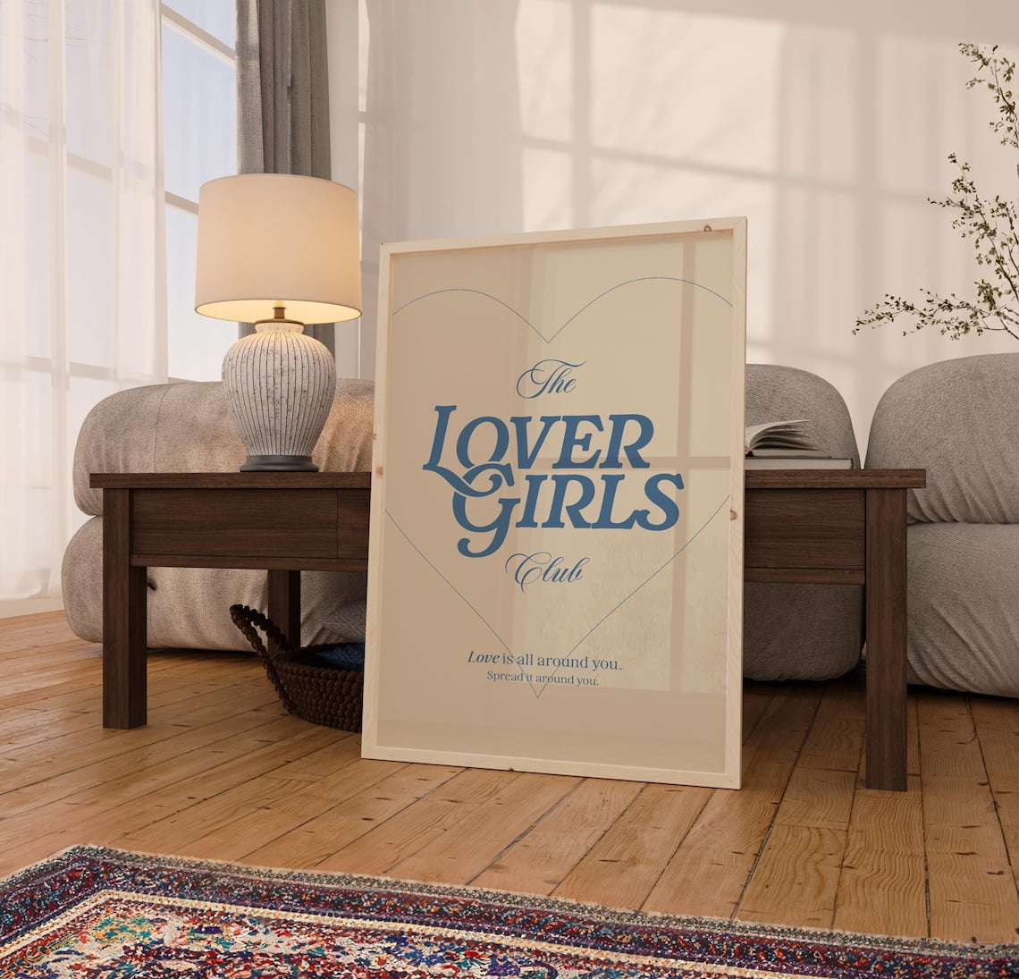 The Lover Girls Club Art Print, Y2K Preppy Decor Home Decor #766 ...