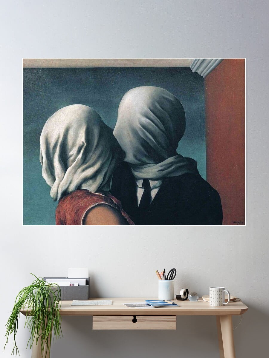 The Lovers Ii, 1928 Painting Poster Wall Art, Modern Wall Decor For ...