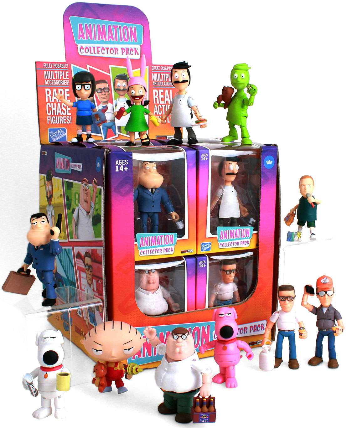 Free Shipping! Fox Animation Minifigure Box Set (12 Packs) - Walmart ...